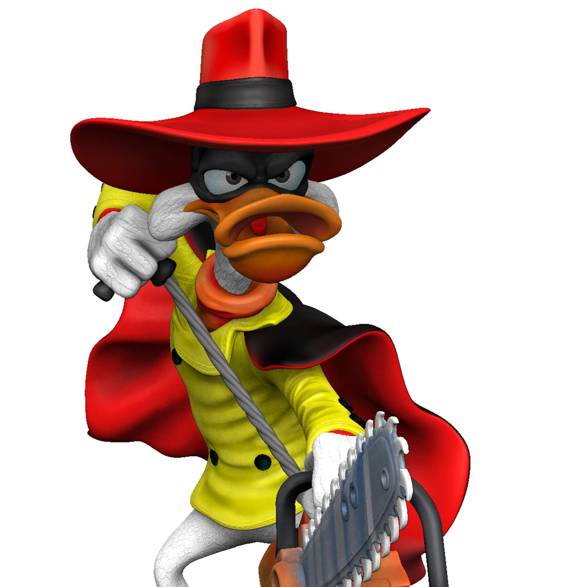 Negaduck (Darkwing Duck) - 3D Model by naeem32