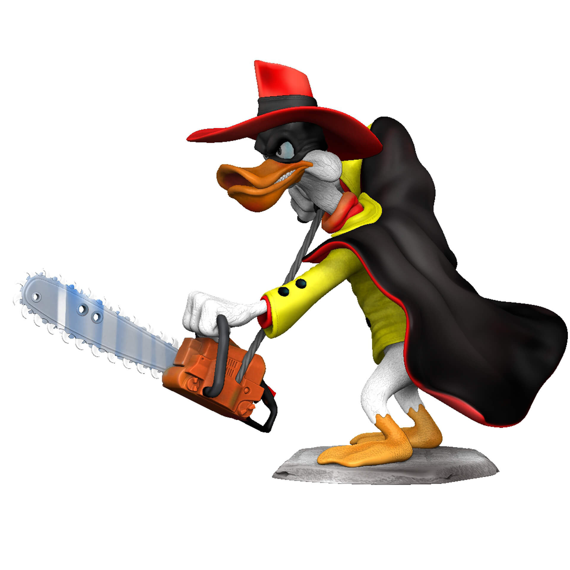 Negaduck (Darkwing Duck) - 3D Model by naeem32
