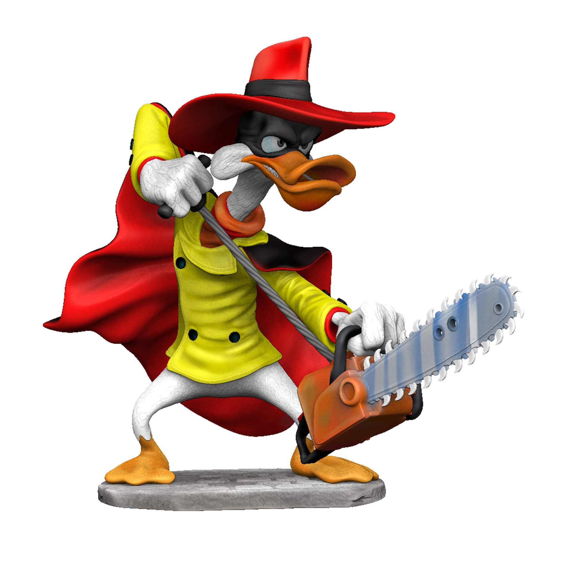 Negaduck (Darkwing Duck) - 3D Model by naeem32