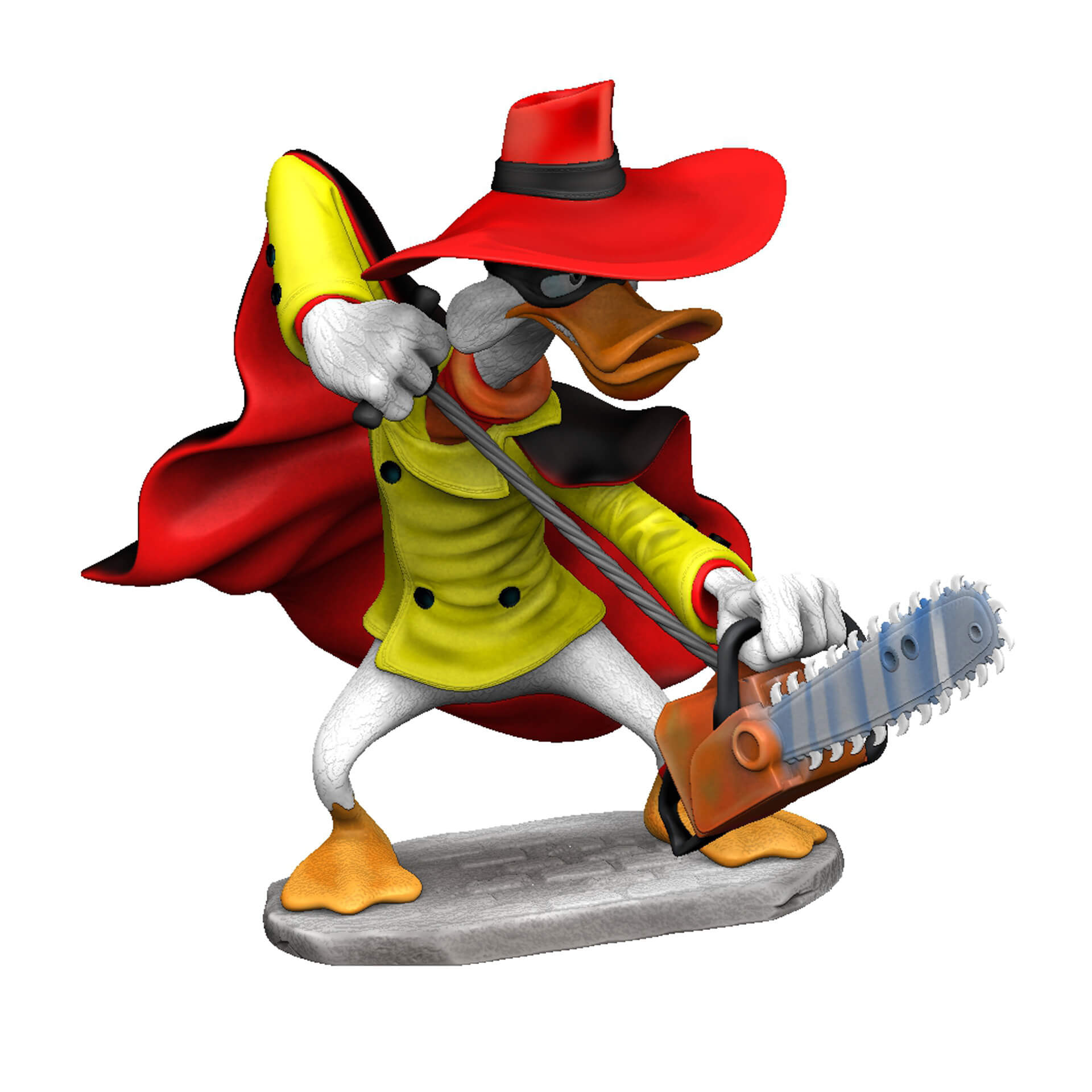 Negaduck (Darkwing Duck) - 3D Model by naeem32