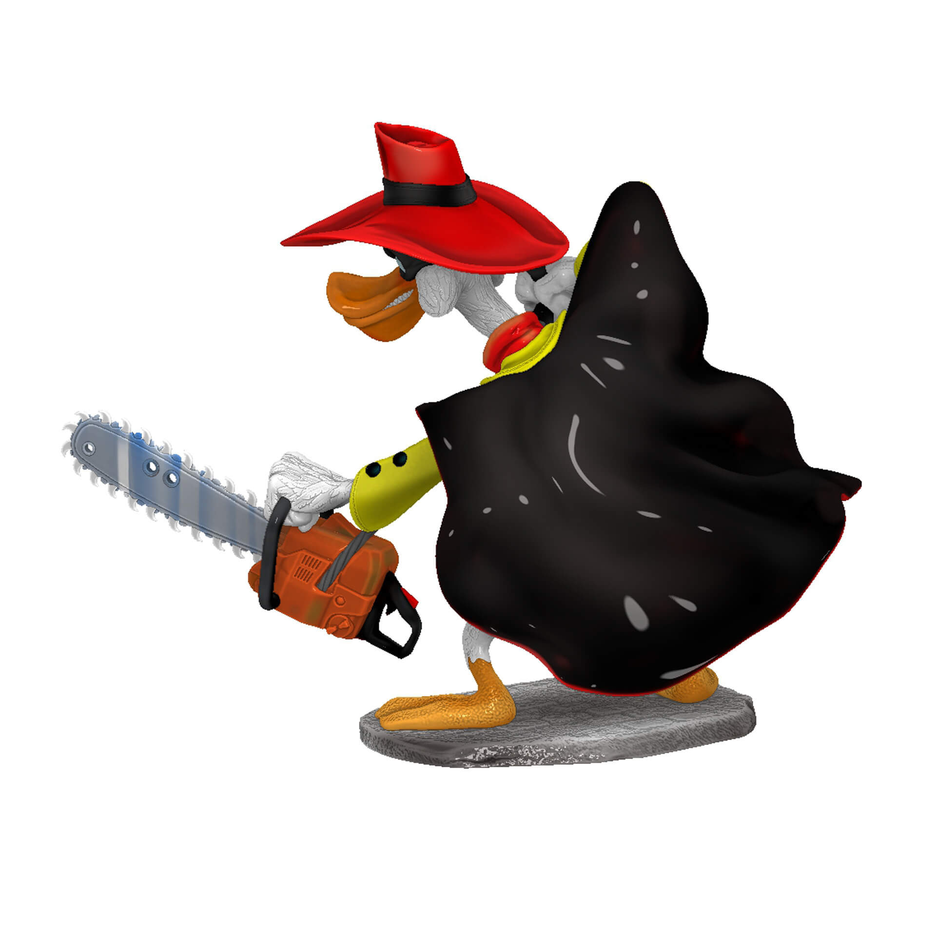 Negaduck (Darkwing Duck) - 3D Model by naeem32