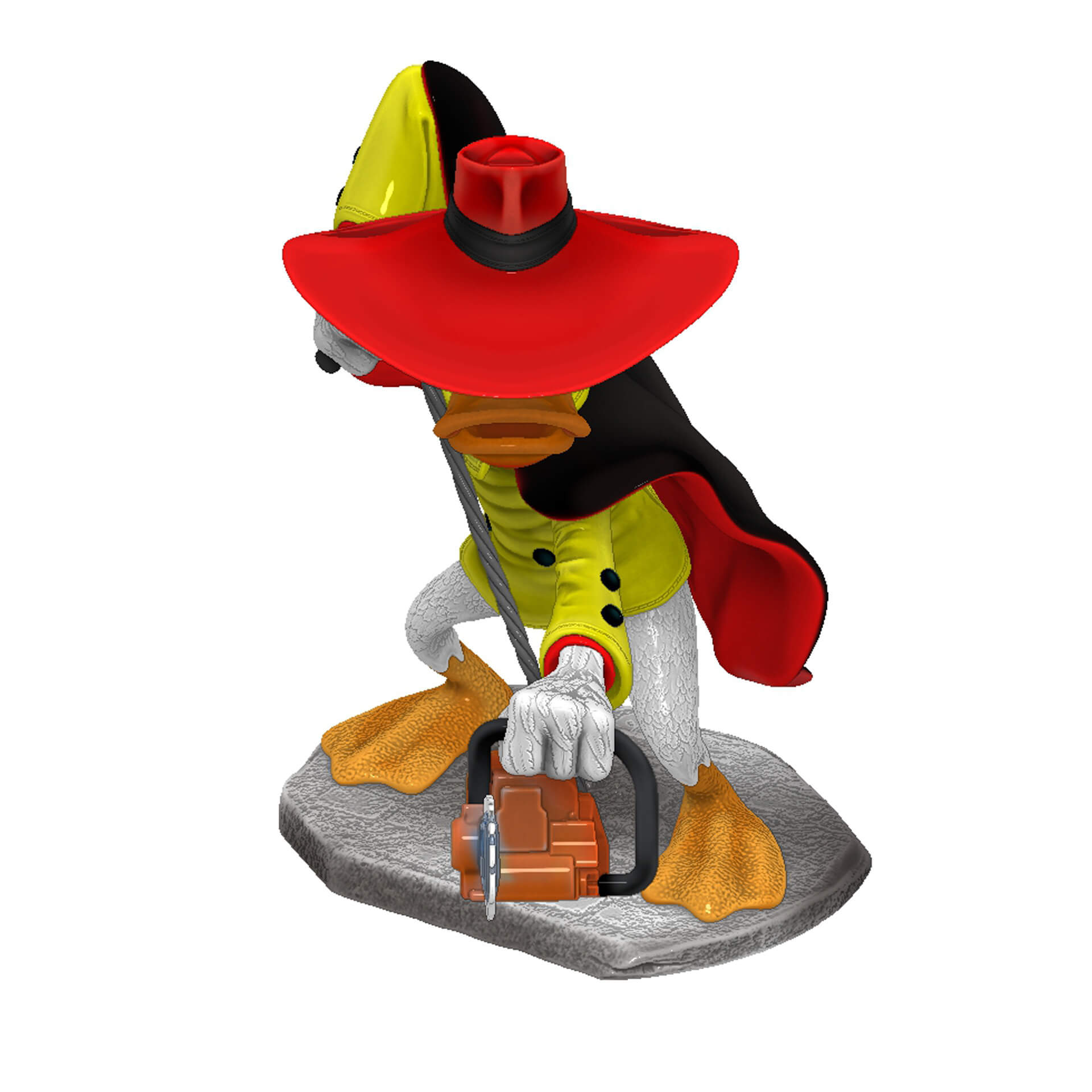 Negaduck (Darkwing Duck) - 3D Model by naeem32