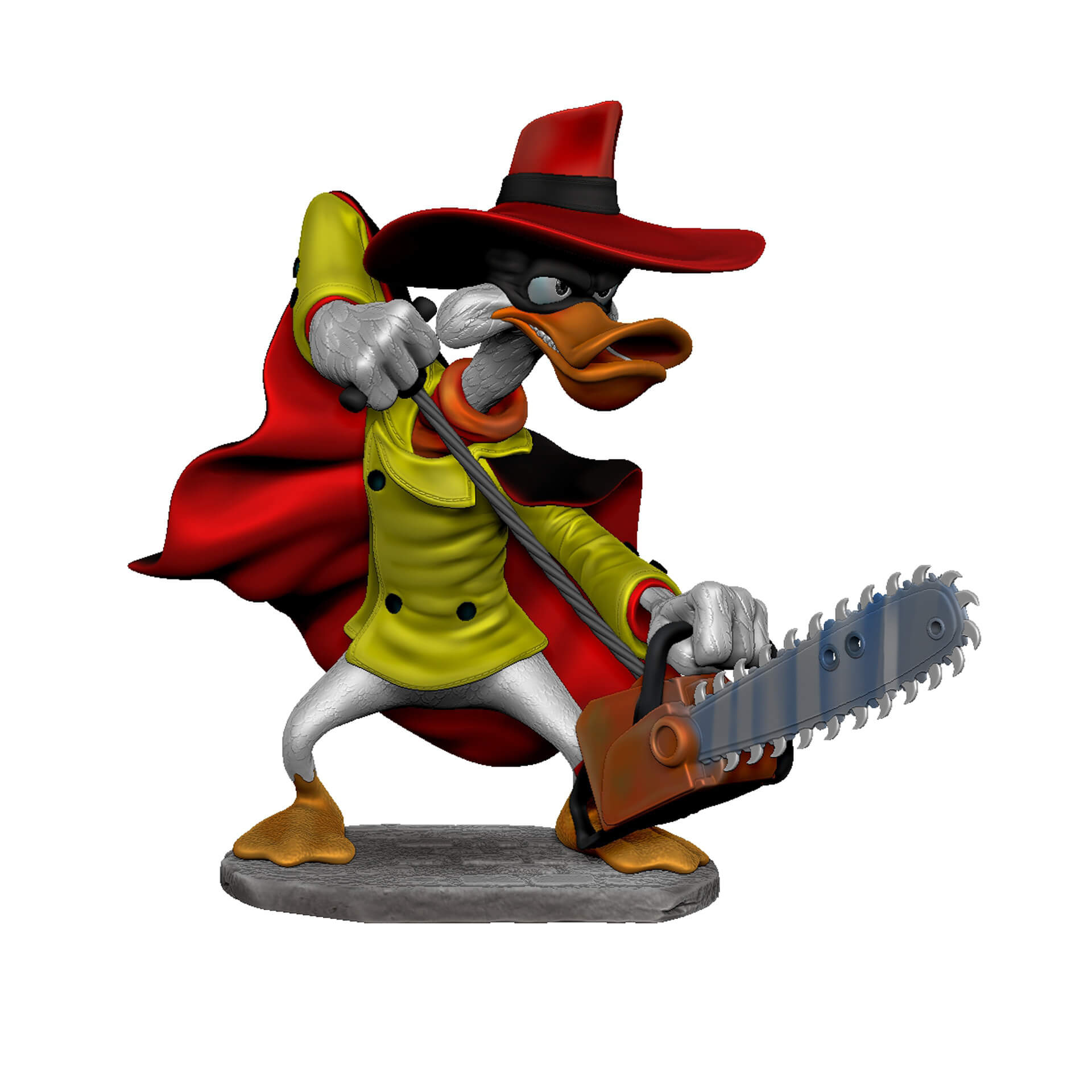 Negaduck (Darkwing Duck) - 3D Model by naeem32