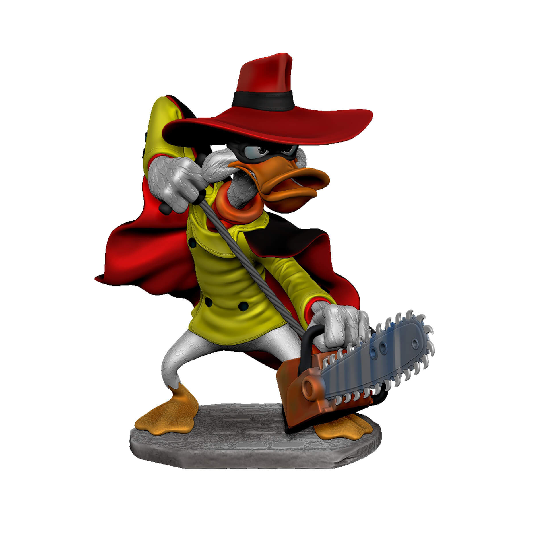 Negaduck (Darkwing Duck) - 3D Model by naeem32
