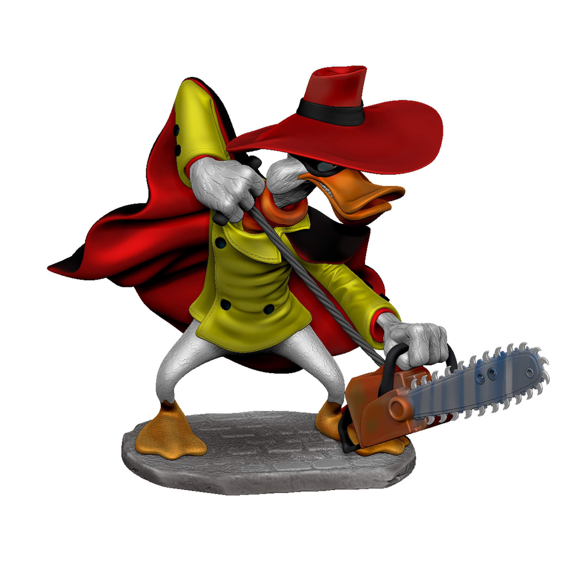 Negaduck (Darkwing Duck) - 3D Model by naeem32