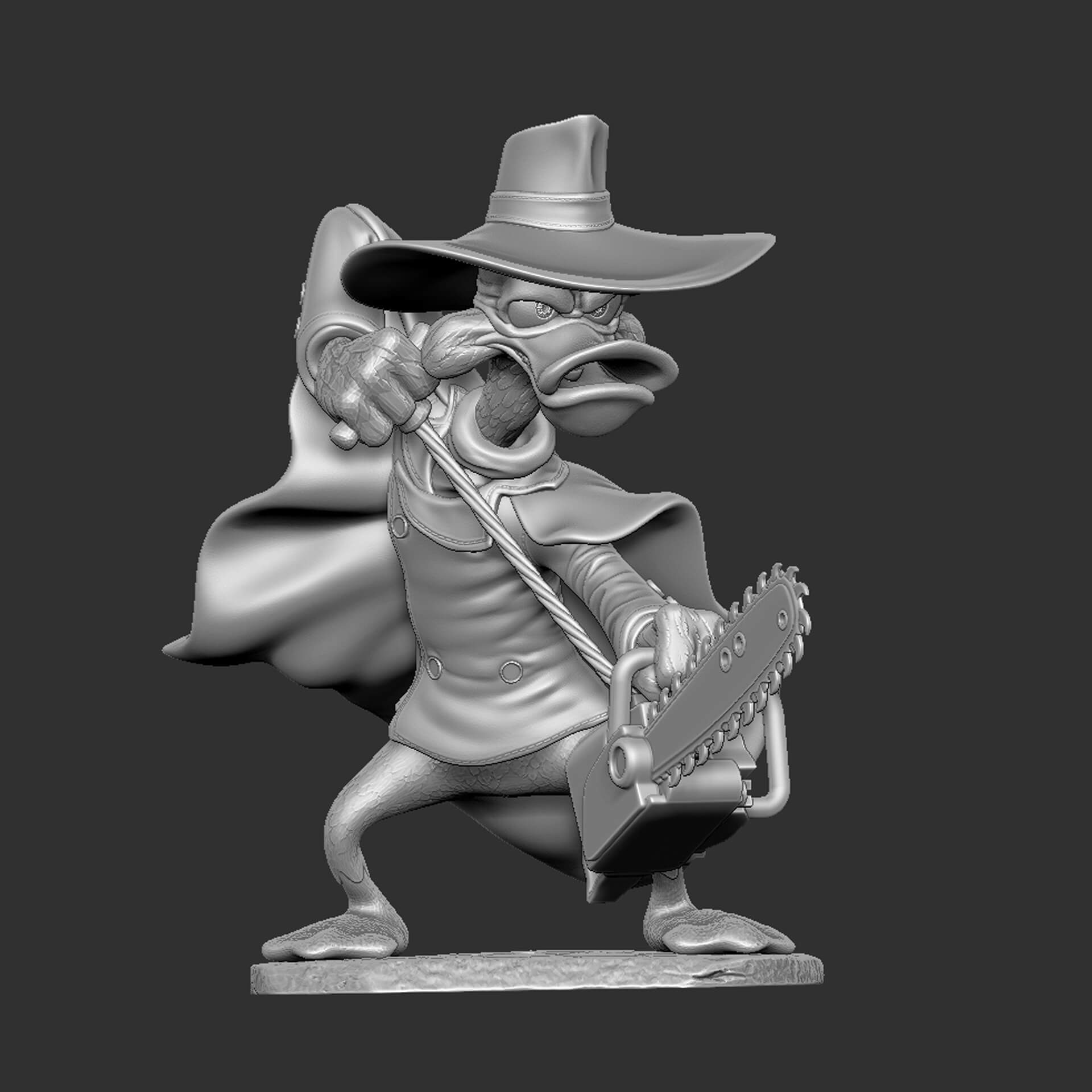 Negaduck (Darkwing Duck) - 3D Model by naeem32