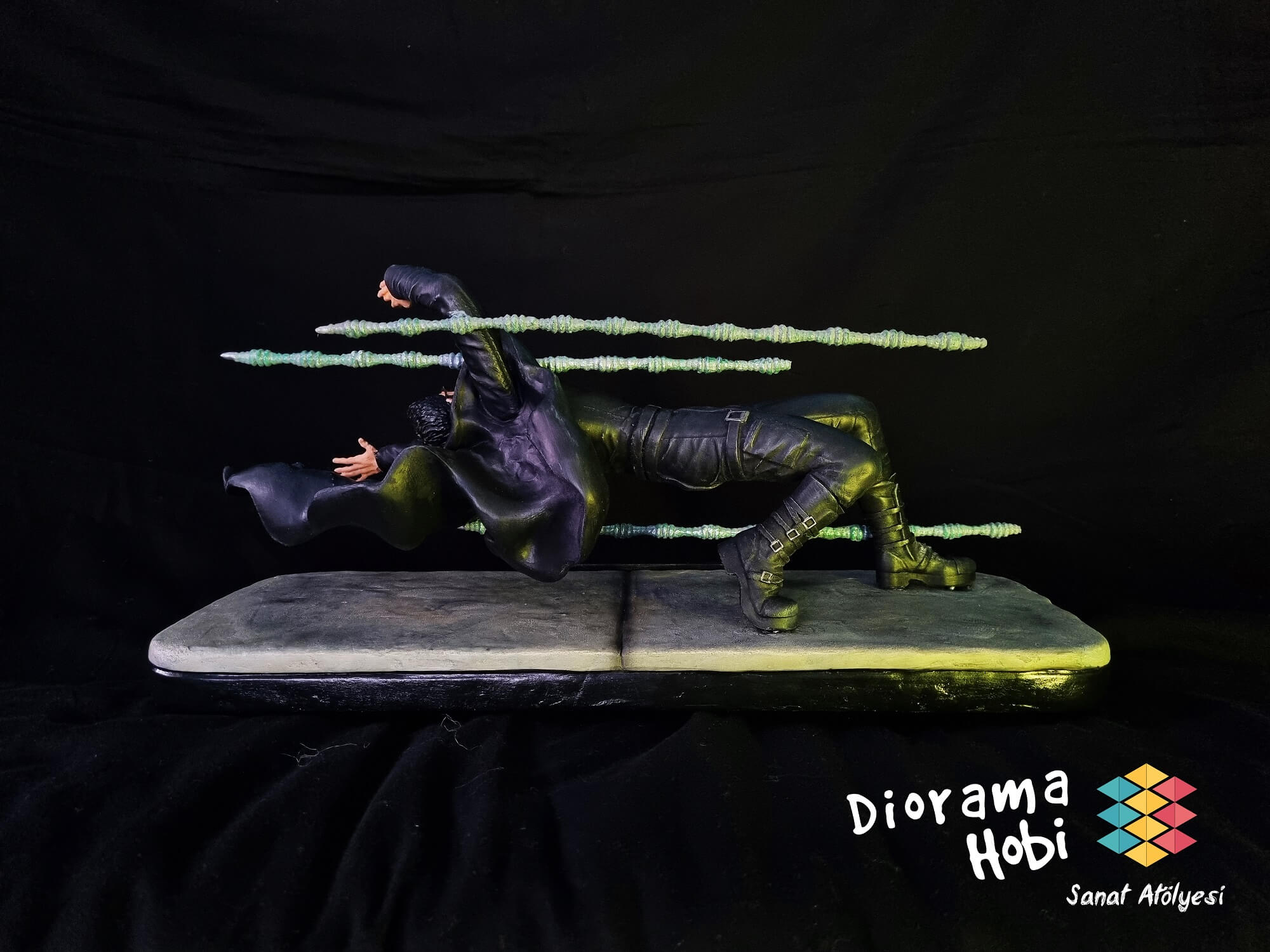 Neo Matrix. Bullet Time - 3D Model by naeem32