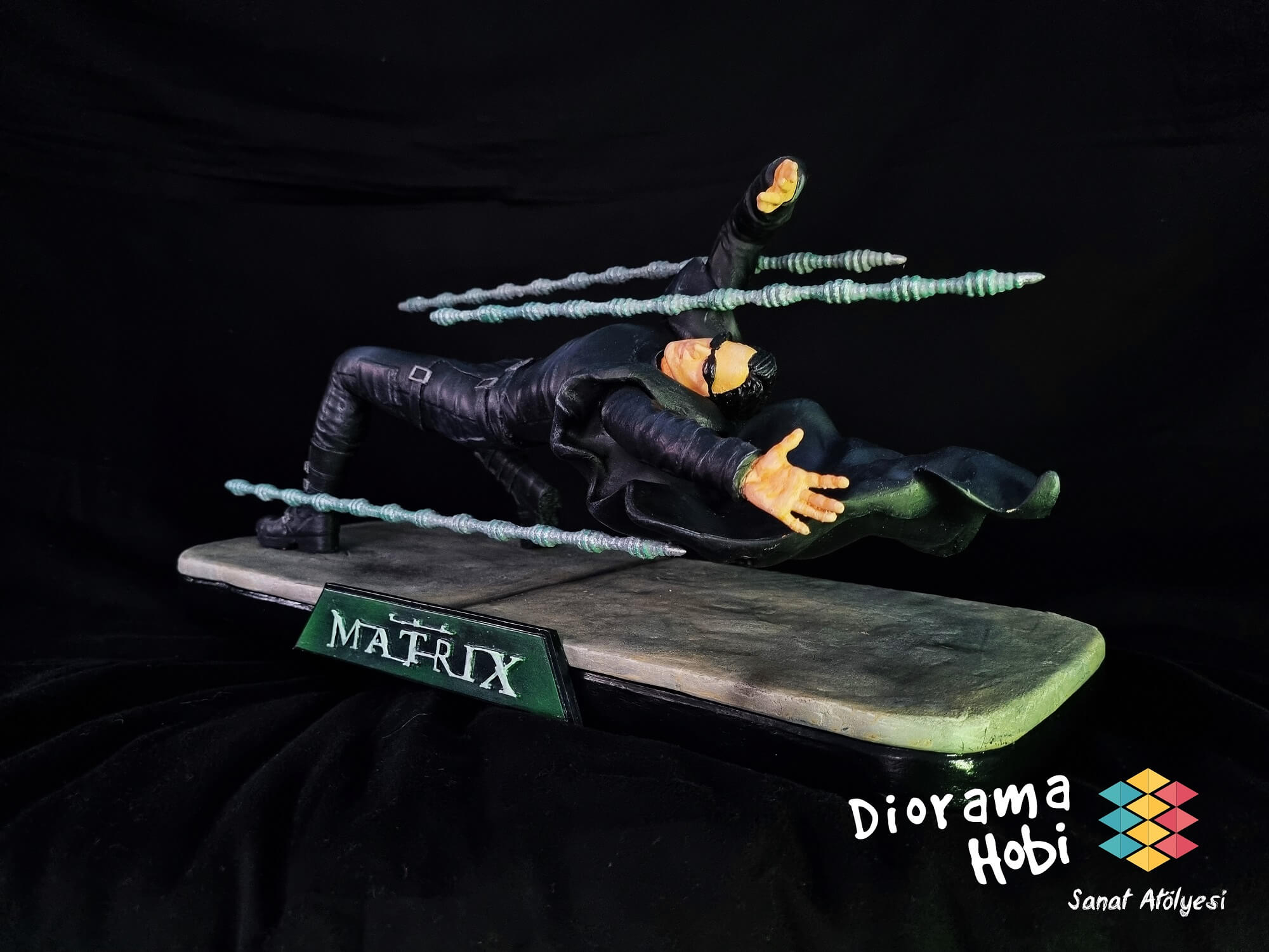 Neo Matrix. Bullet Time - 3D Model by naeem32