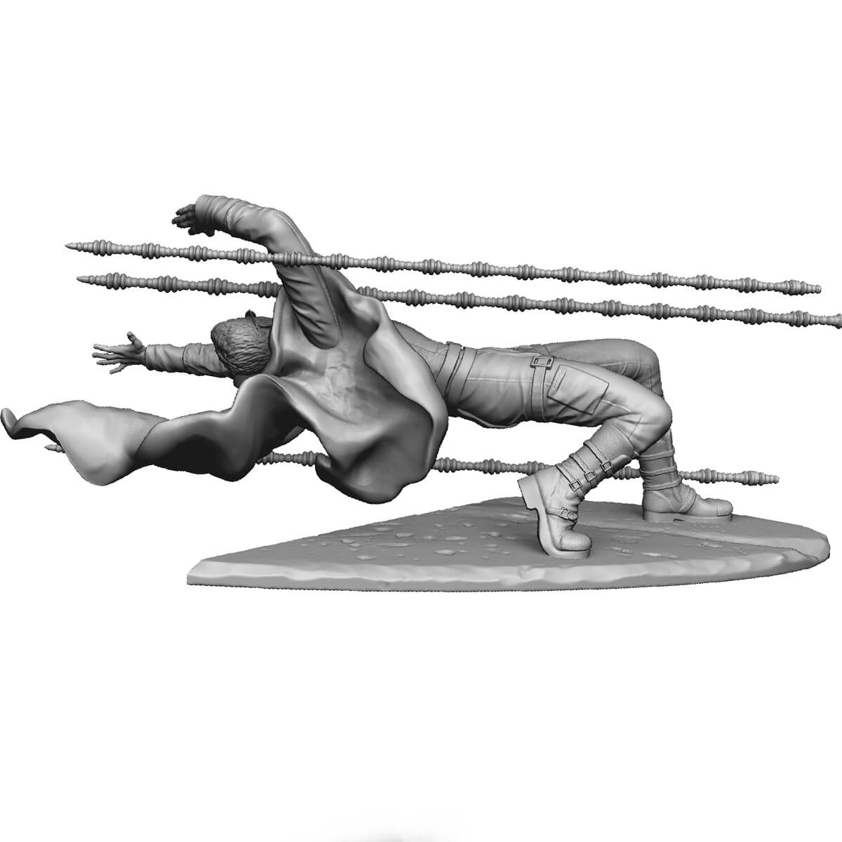 Neo Matrix. Bullet Time - 3D Model by naeem32