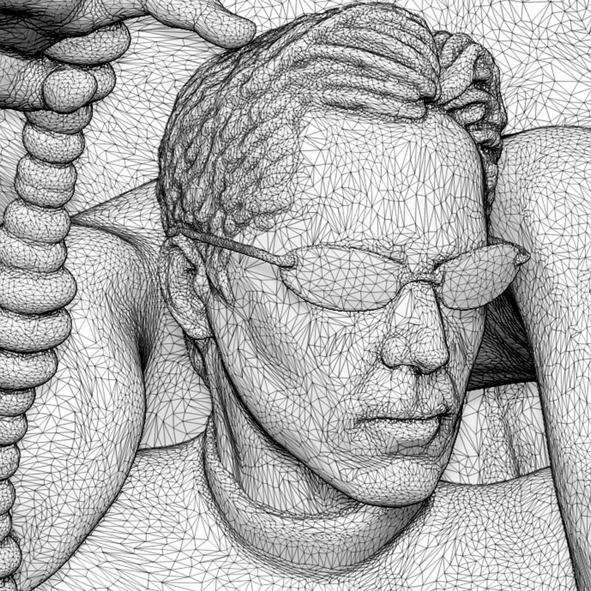 Neo Matrix. Bullet Time - 3D Model by naeem32