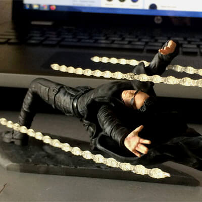 Neo Matrix. Bullet Time - 3D Model by naeem32