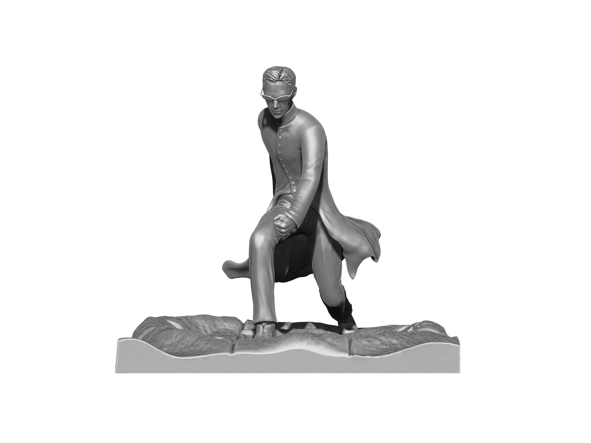 Neo From The Matrix. Neo Takes Off - 3D Model by naeem32