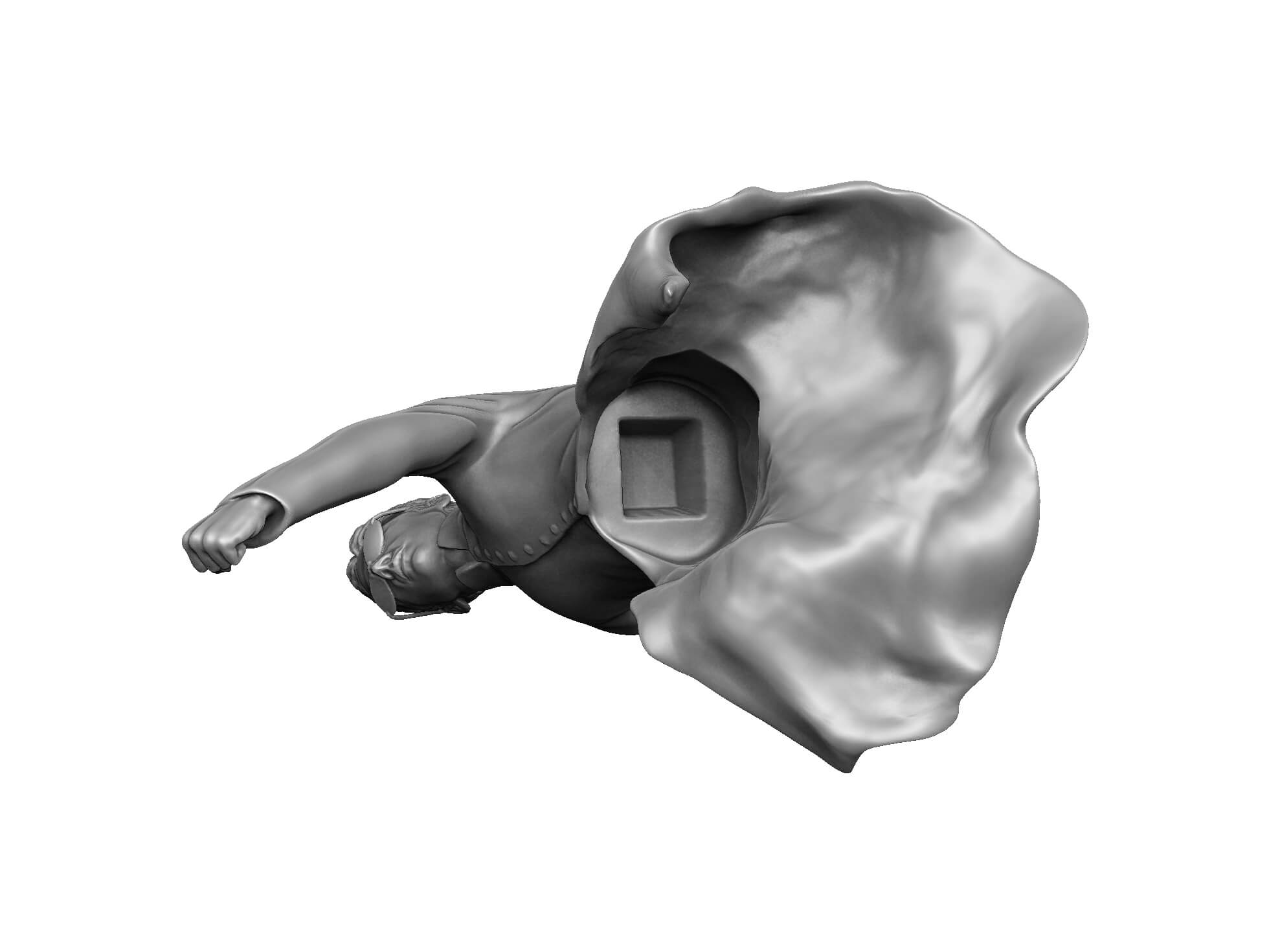 Neo From The Matrix. Neo Takes Off - 3D Model by naeem32