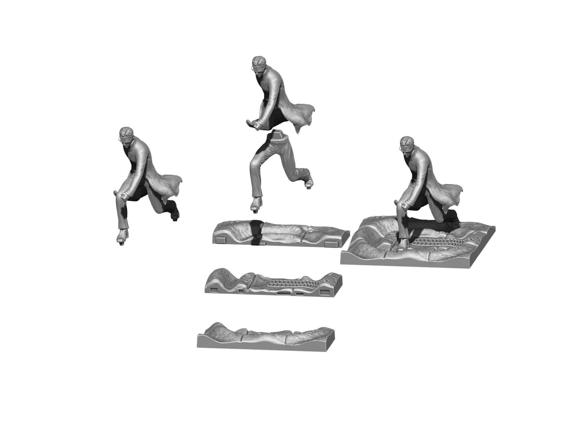 Neo From The Matrix. Neo Takes Off - 3D Model by naeem32