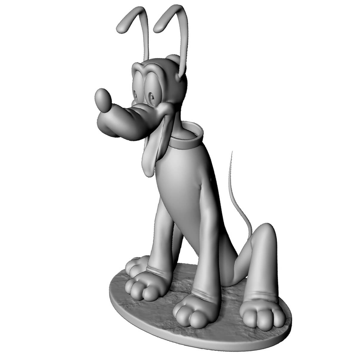 Pluto (Walt Disney) - 3D Model by naeem32