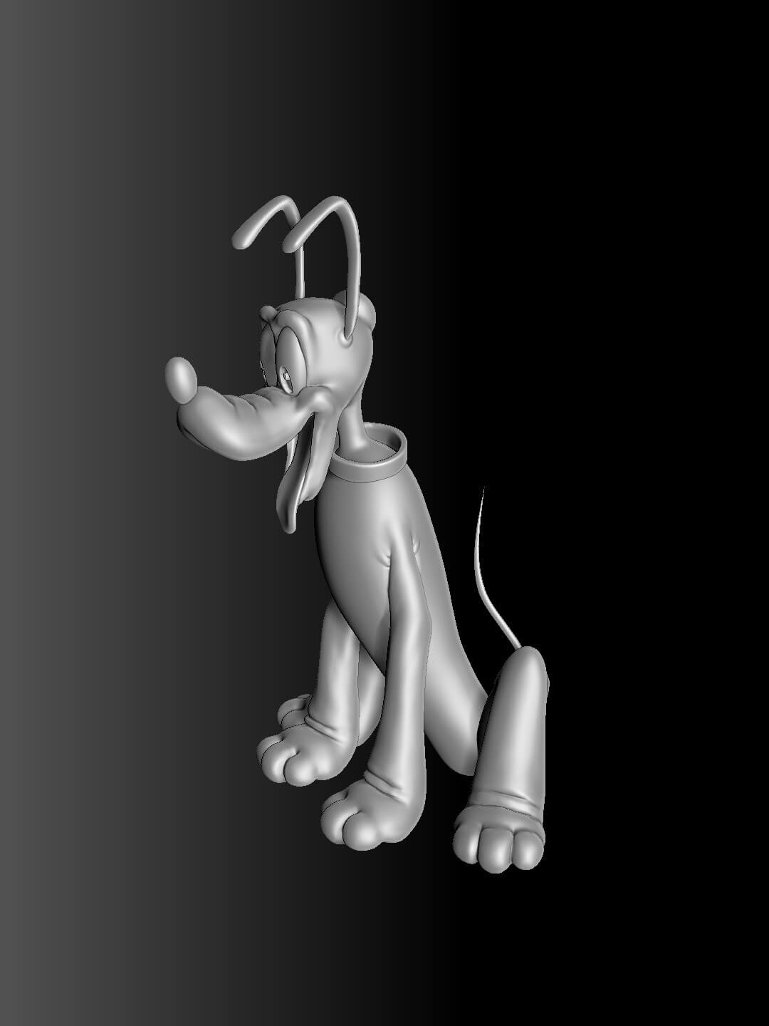 Pluto for 3D Printing Stl by naeem32