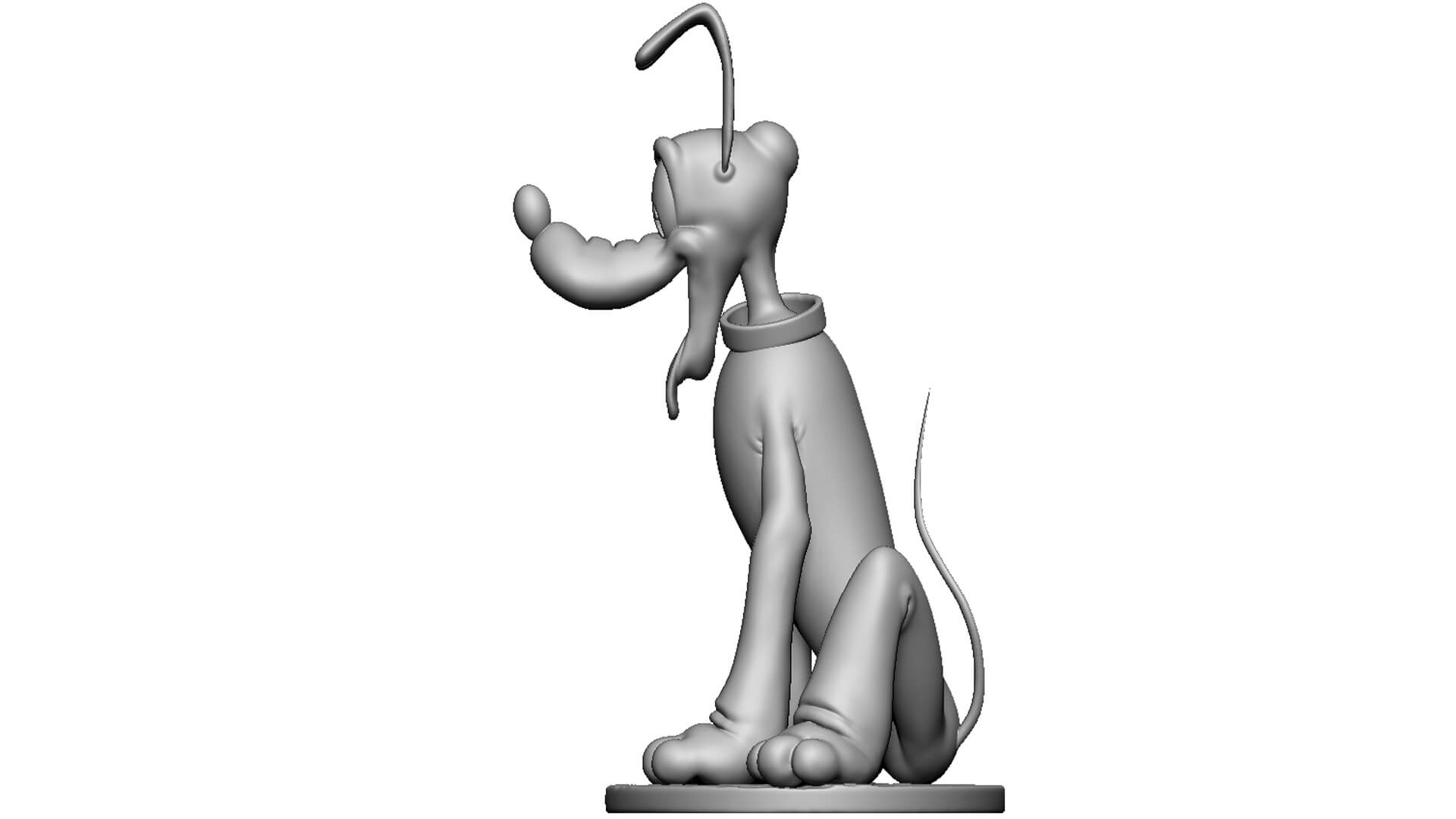 Pluto (Walt Disney) - 3D Model by naeem32