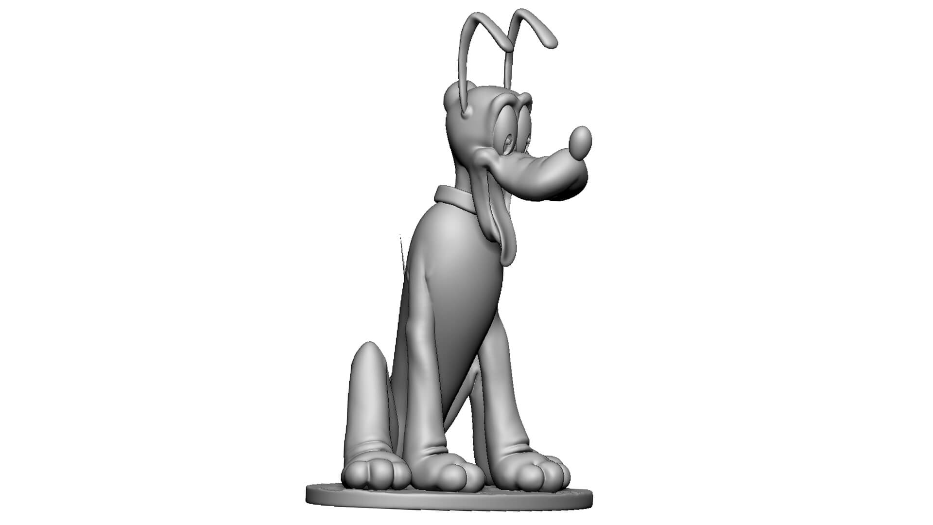 Pluto (Walt Disney) - 3D Model by naeem32