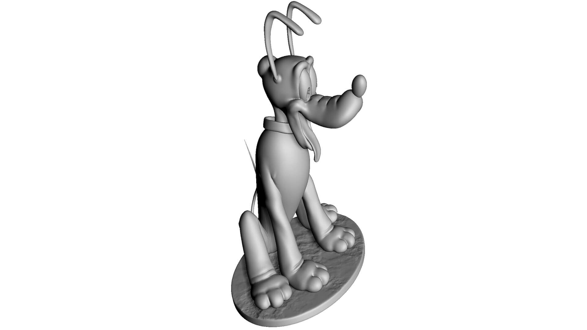 Pluto for 3D Printing Stl by naeem32