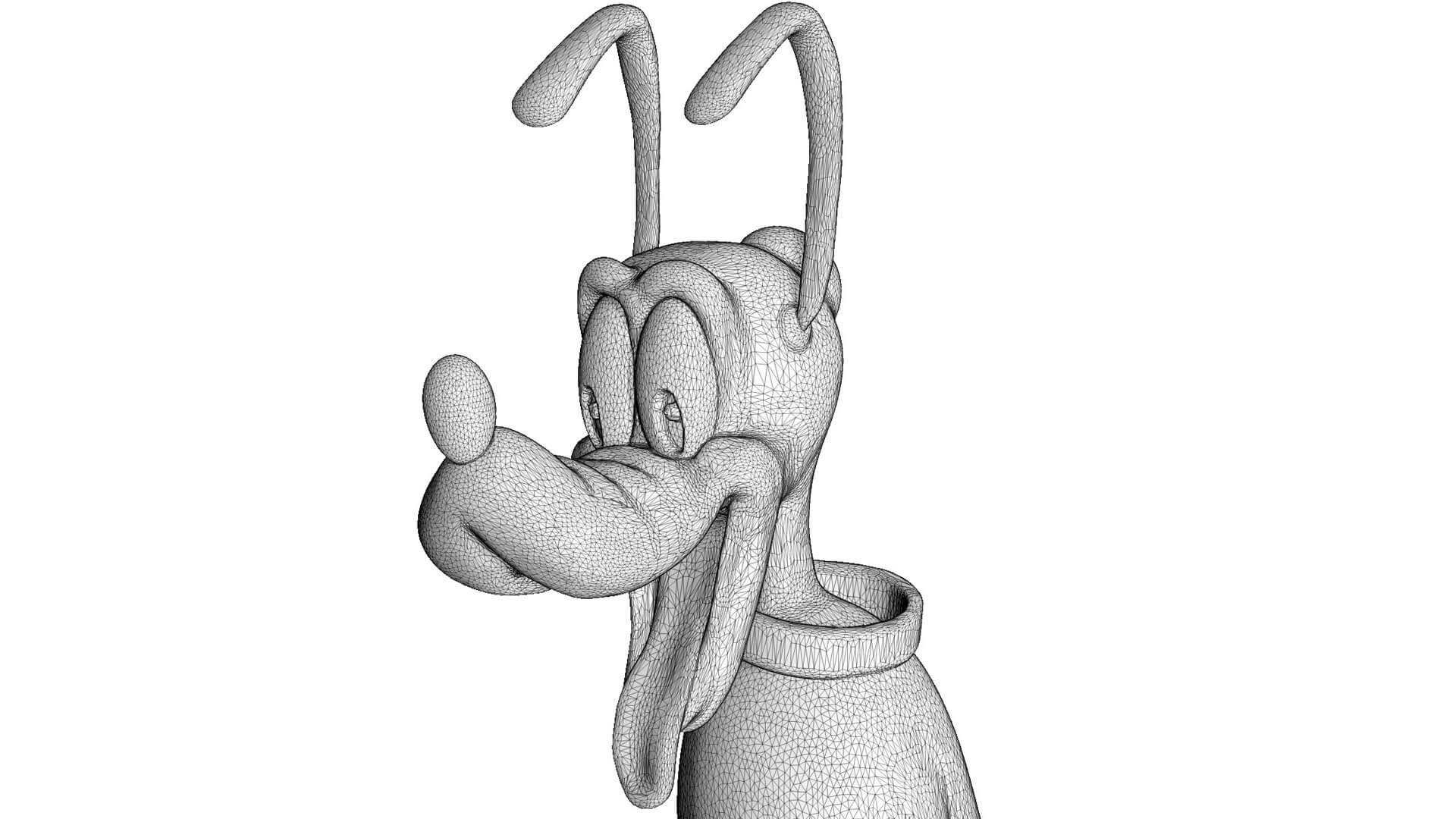 Pluto (Walt Disney) - 3D Model by naeem32