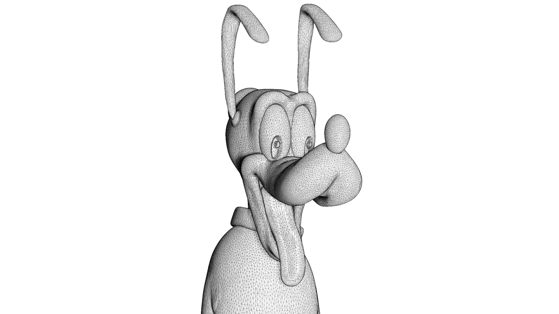 Pluto (Walt Disney) - 3D Model by naeem32