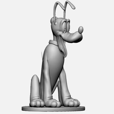 Pluto (Walt Disney) - 3D Model by naeem32