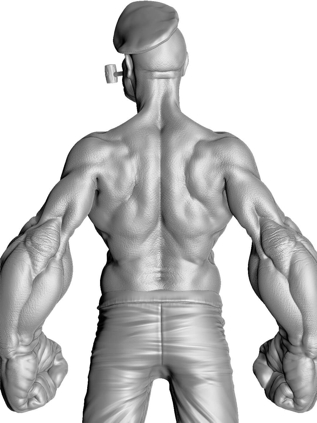 Popeye The Sailor - 3D Model by naeem32