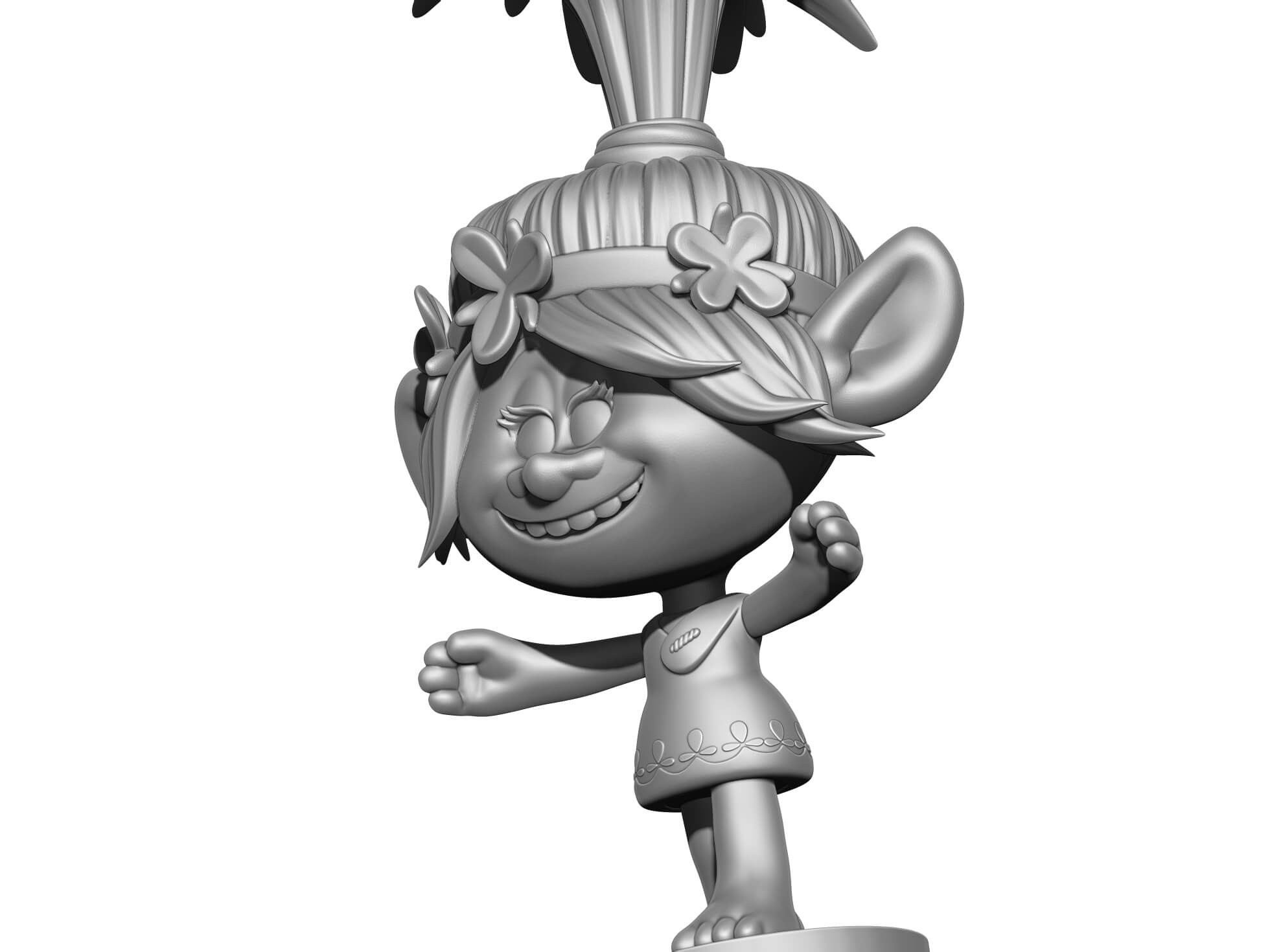 Poppy Troll Hugs - 3D Model by naeem32