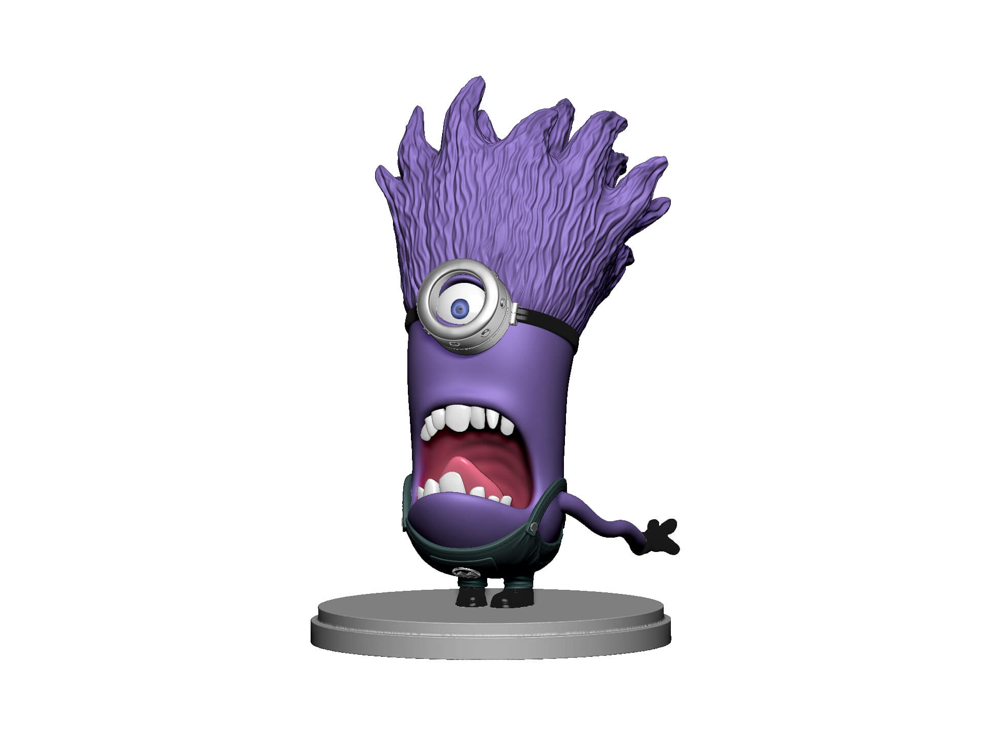 Purple Minion 2 - 3D Model by naeem32