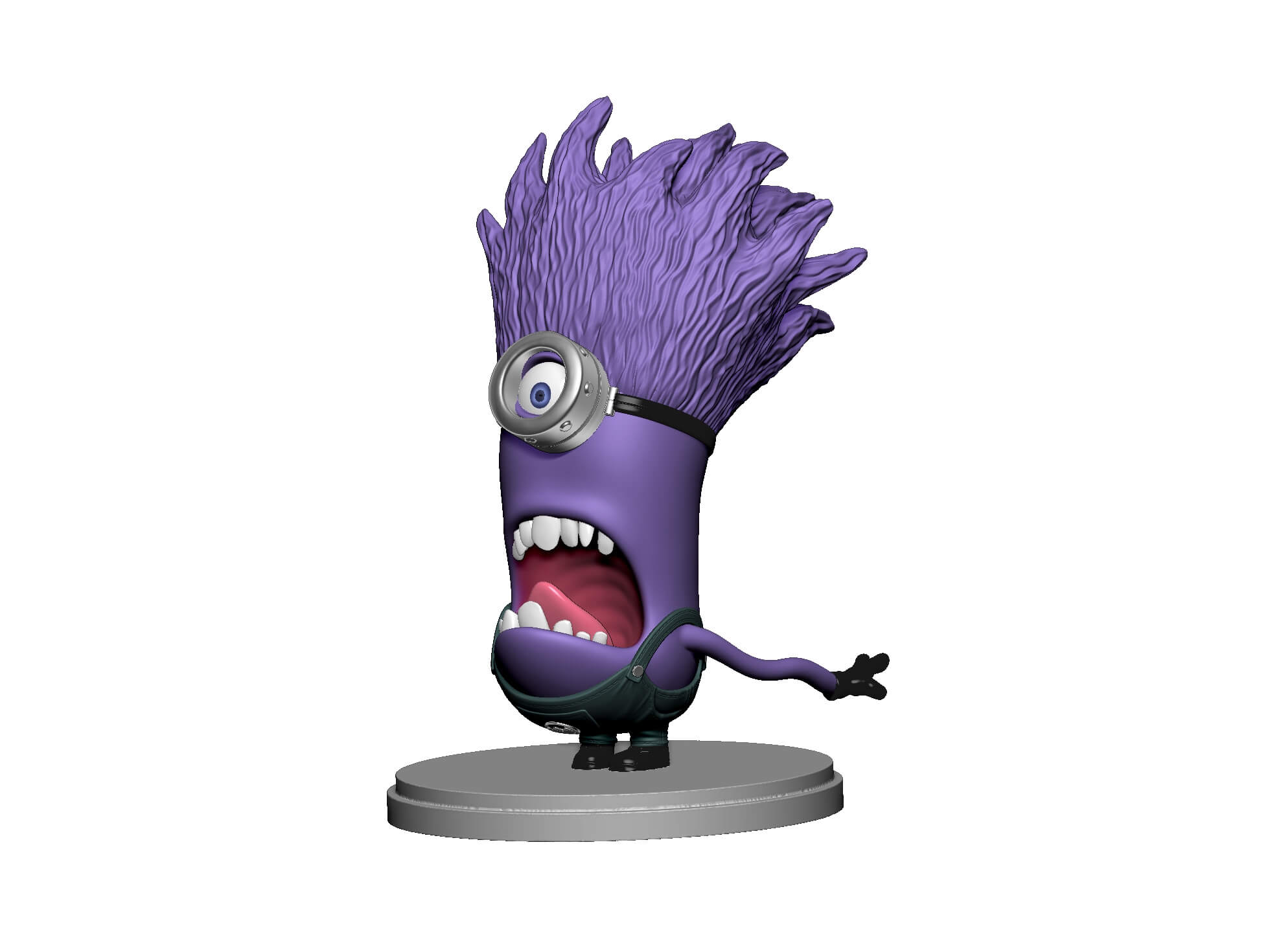Purple Minion 2 - 3D Model by naeem32