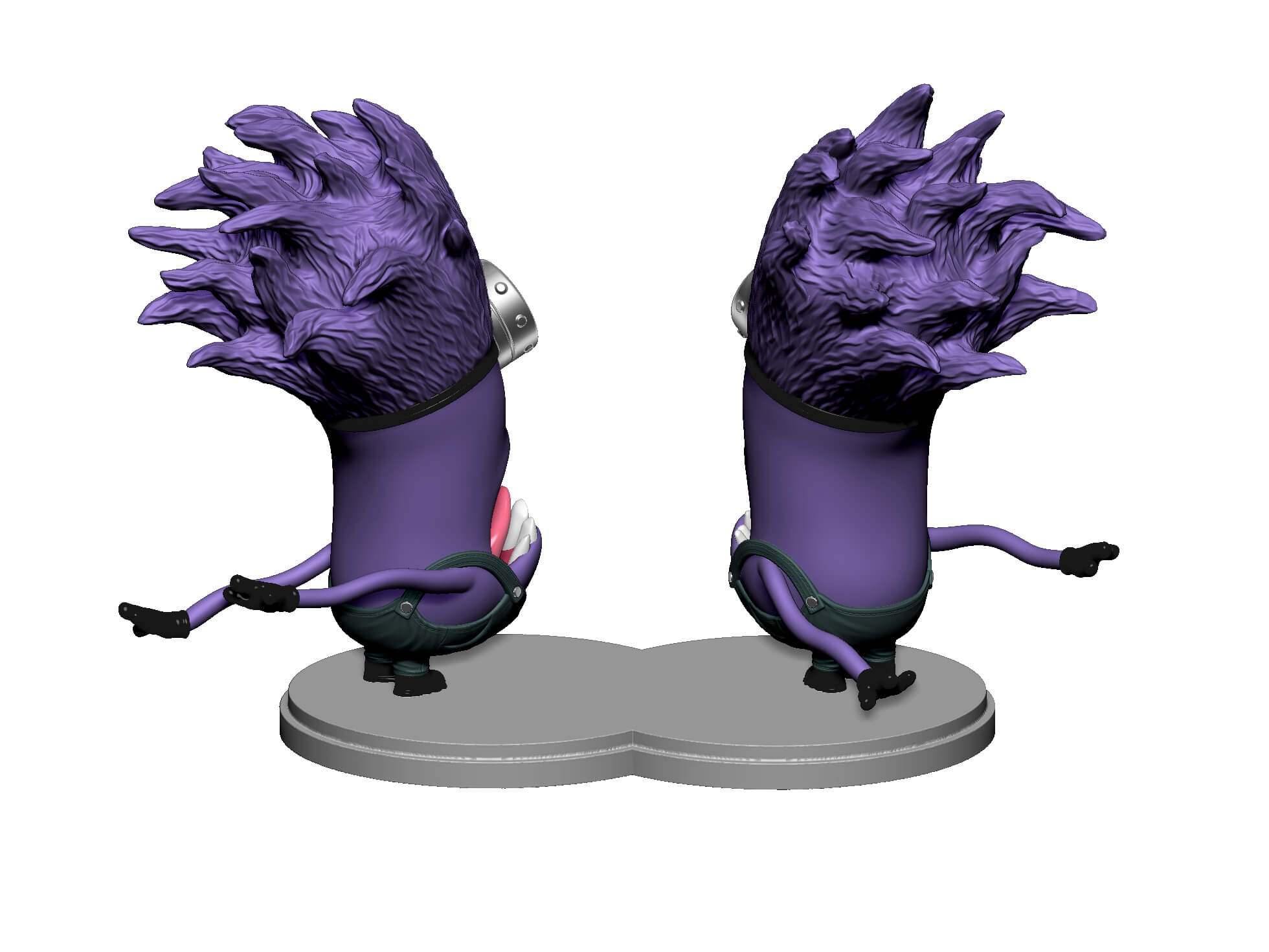 Purple Minion 2 - 3D Model by naeem32