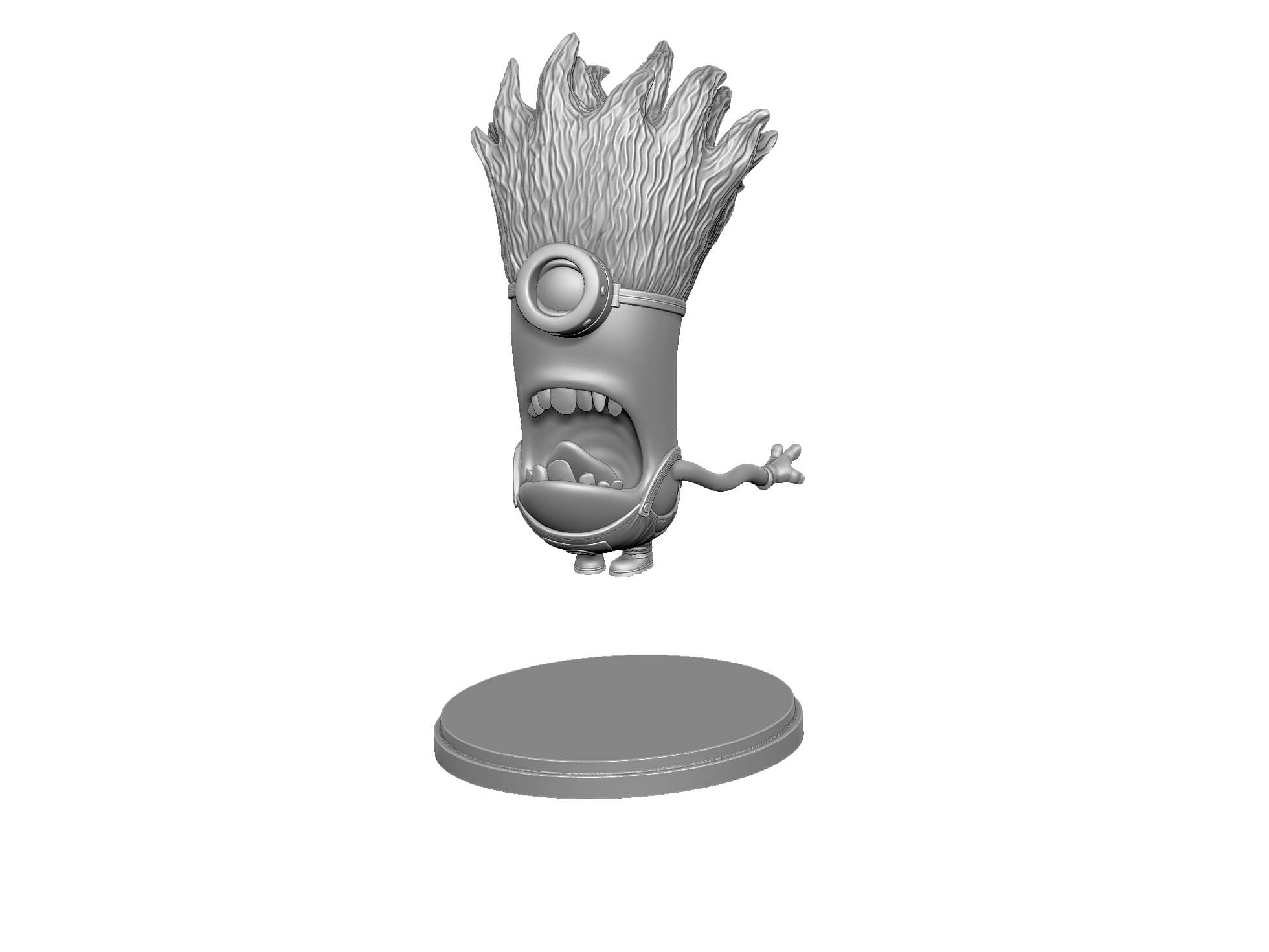 Purple Minion 2 - 3D Model by naeem32