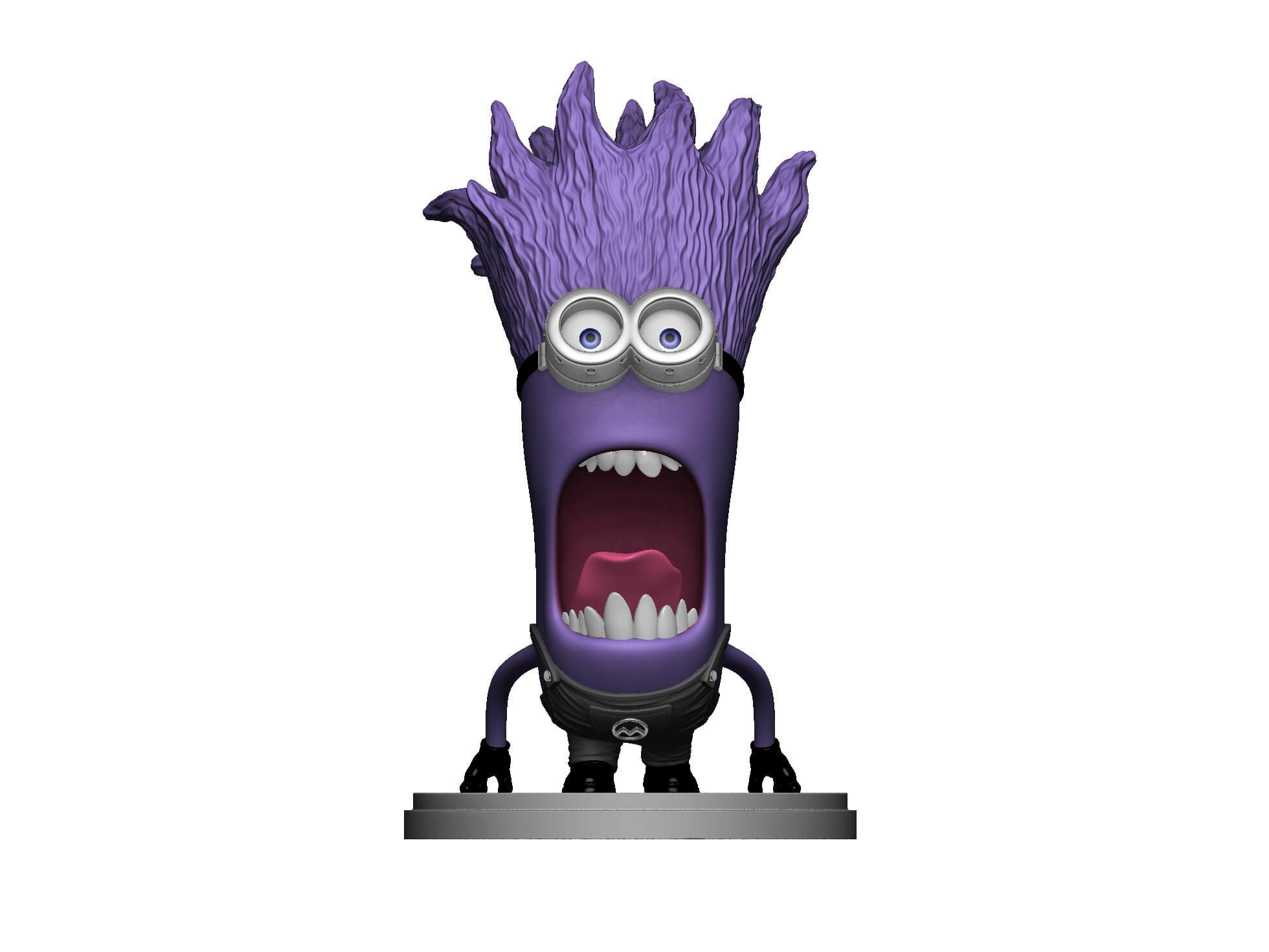 Purple Minion 4 - 3D Model by naeem32