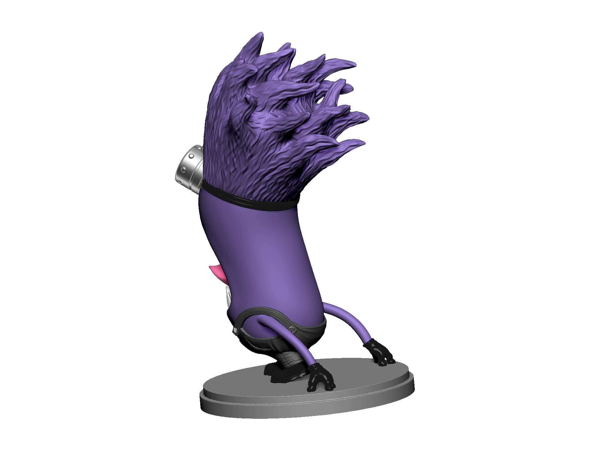 Purple Minion 4 - 3D Model by naeem32