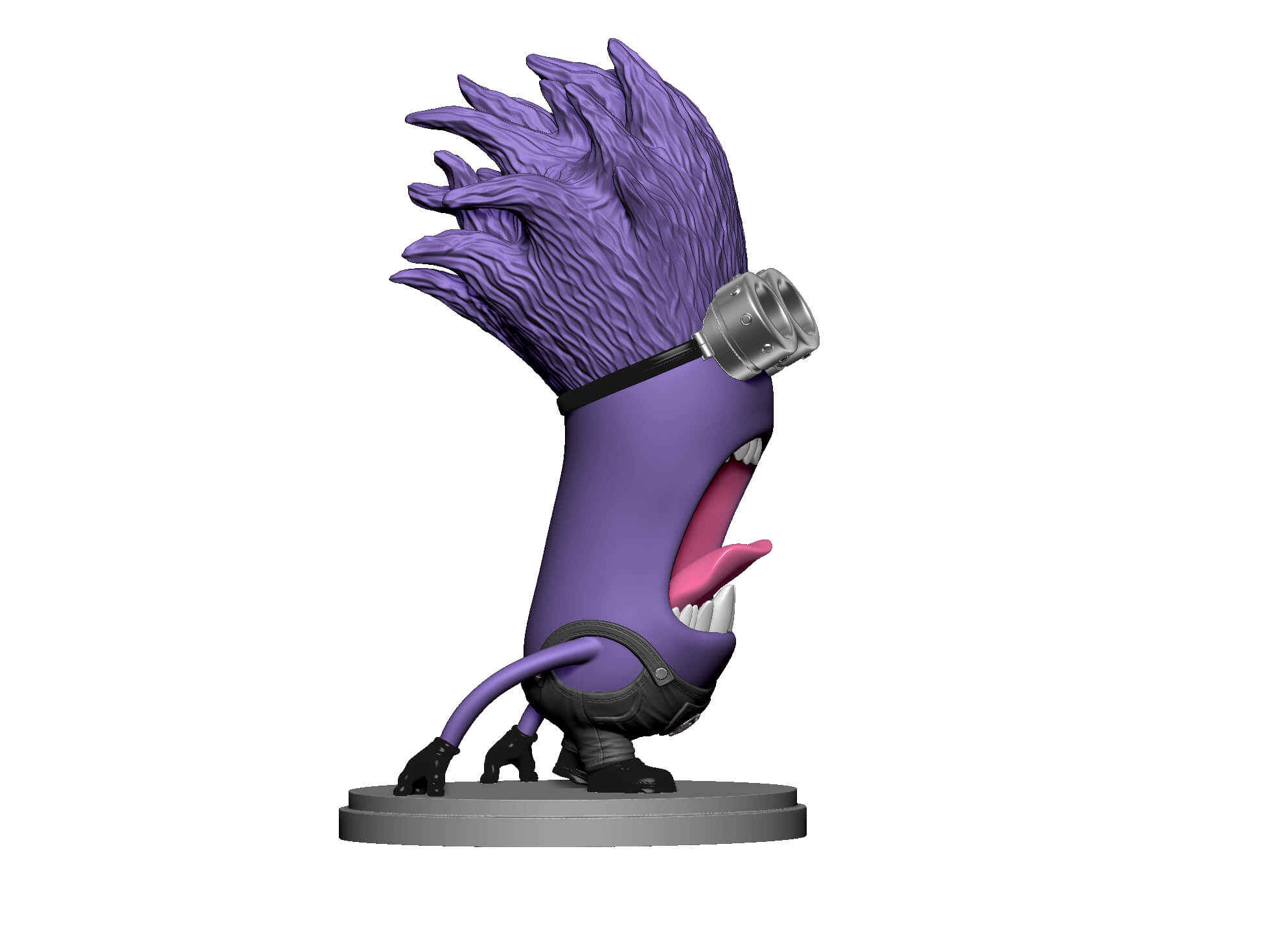 Purple Minion 4 - 3D Model by naeem32