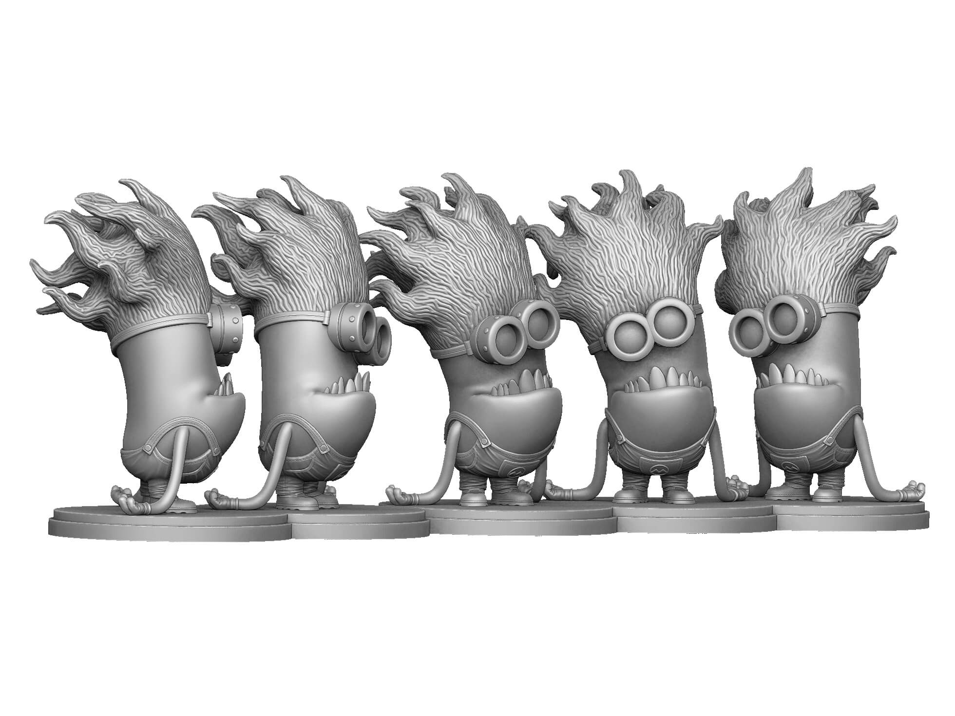 Purple Minion 5 - 3D Model by naeem32