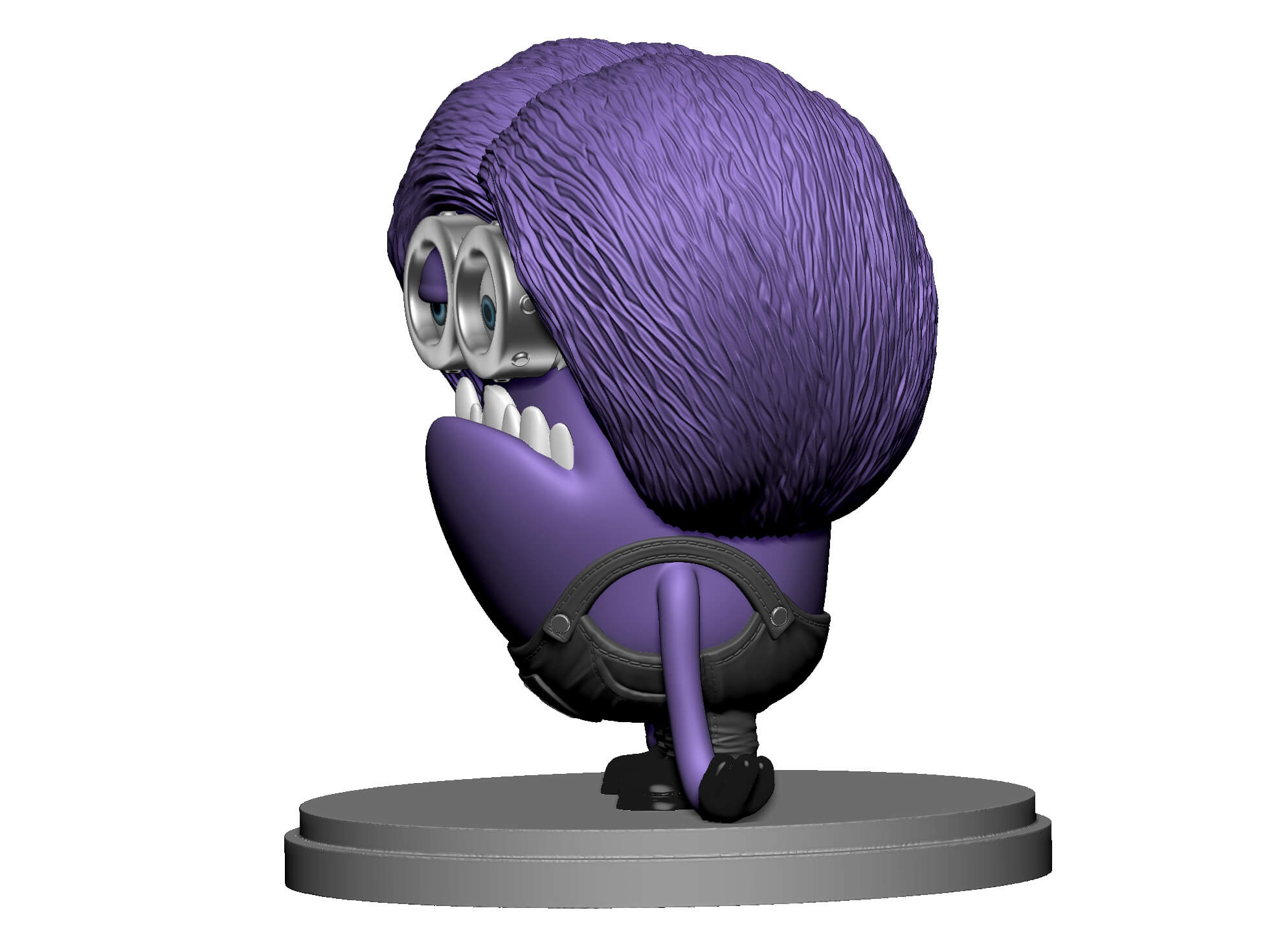 Purple Minion 7 - 3D Model by naeem32
