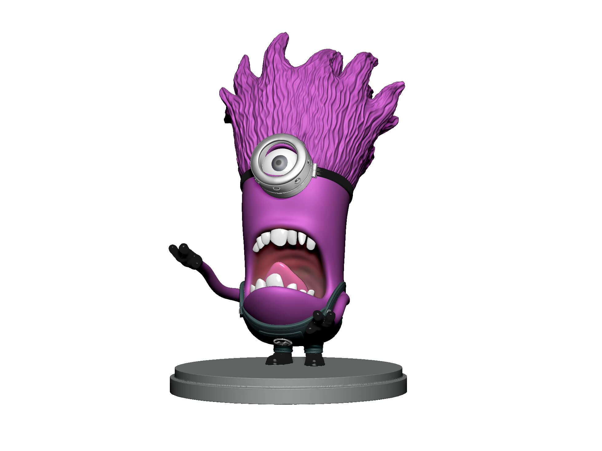 Purple Minion 1 - 3D Model by naeem32