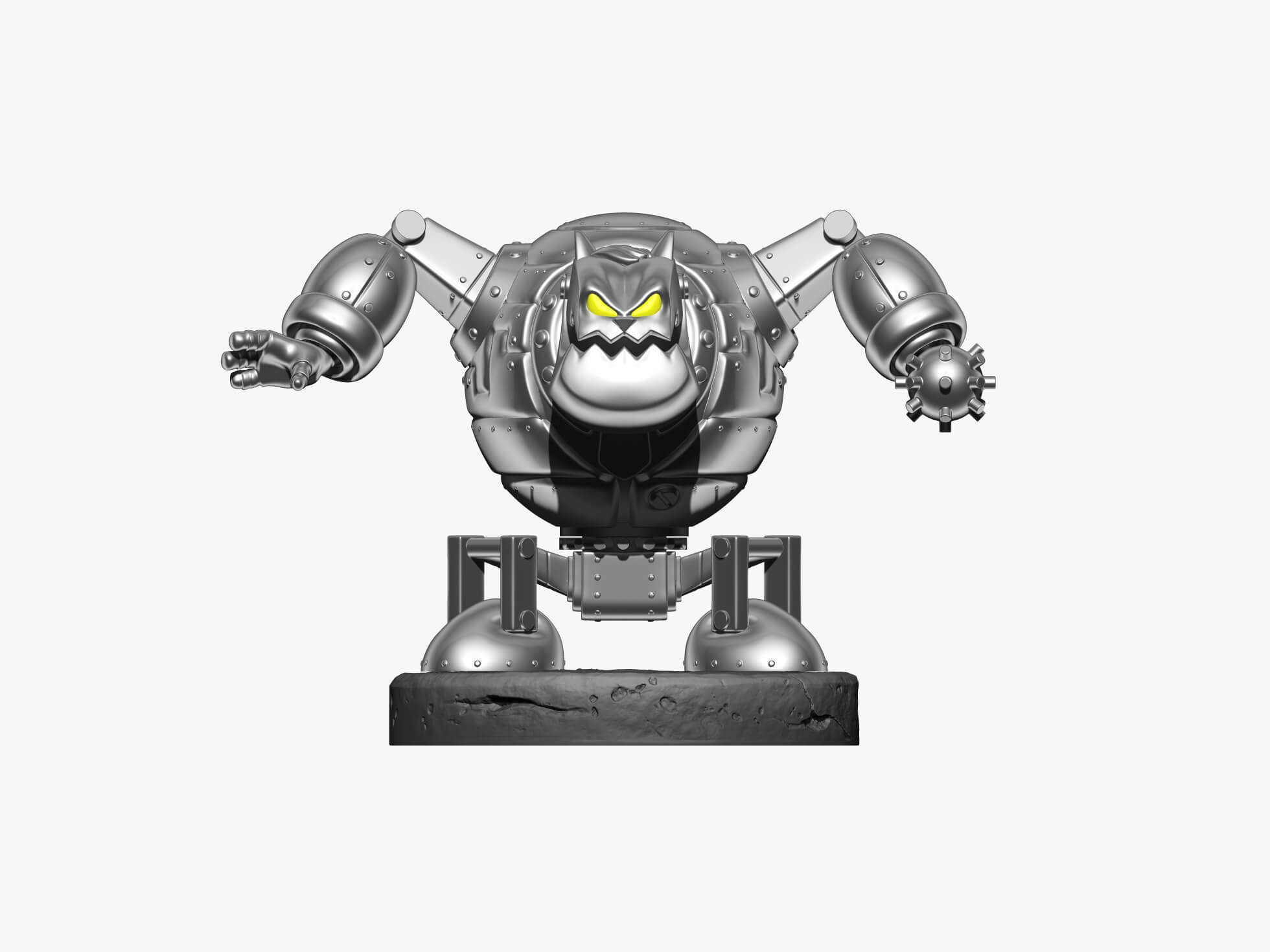 Robot - Fat Cat 3D Model by naeem32