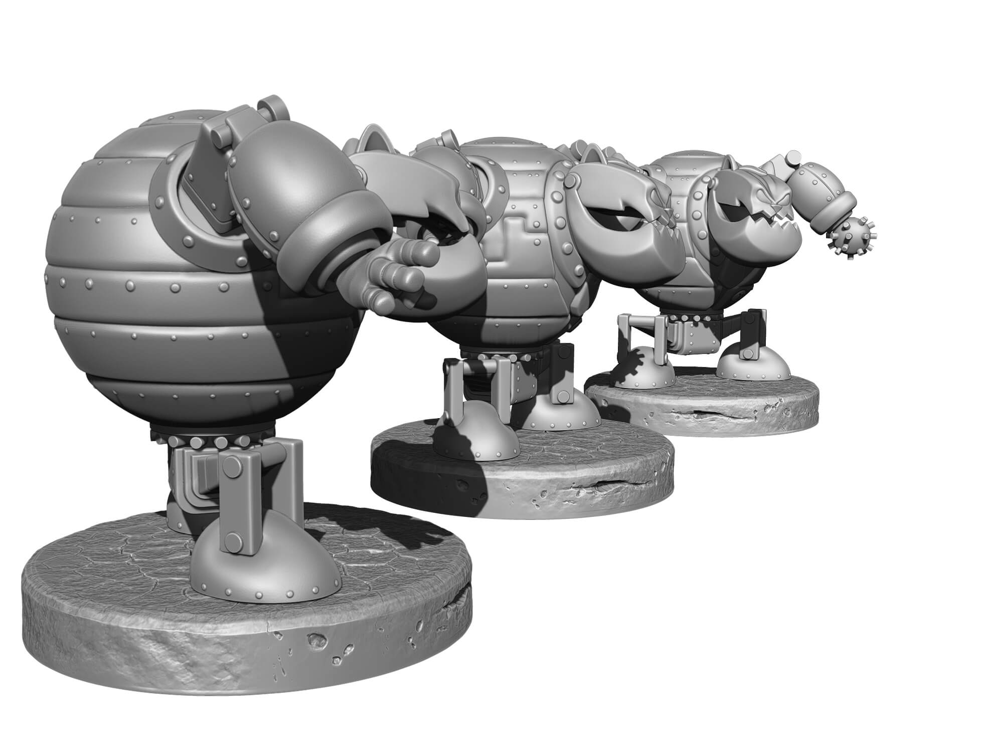 Robot - Fat Cat 3D Model by naeem32