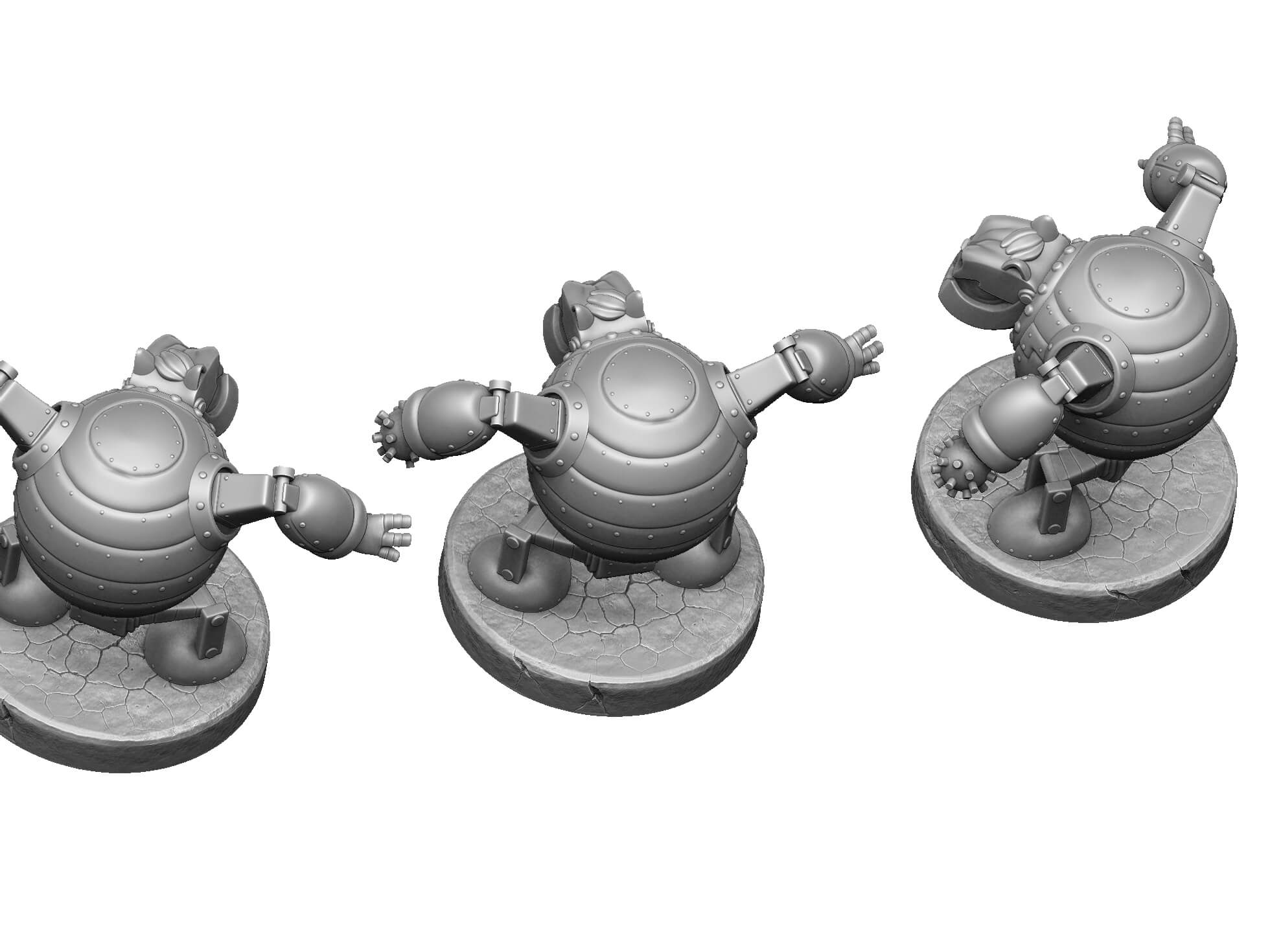 Robot - Fat Cat 3D Model by naeem32