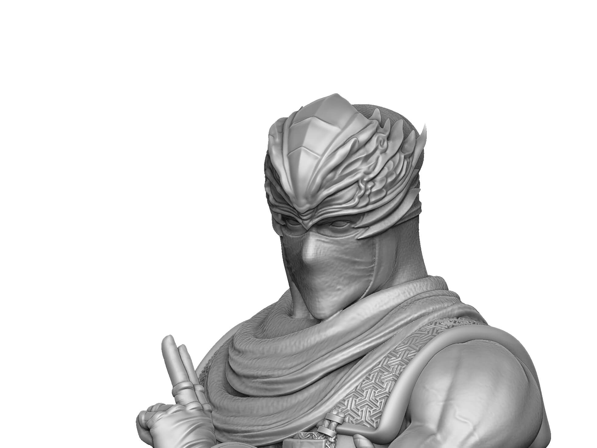 Ryu Hayabusa (Ninja Gaiden) With a Sword 1 - 3D Model by naeem32