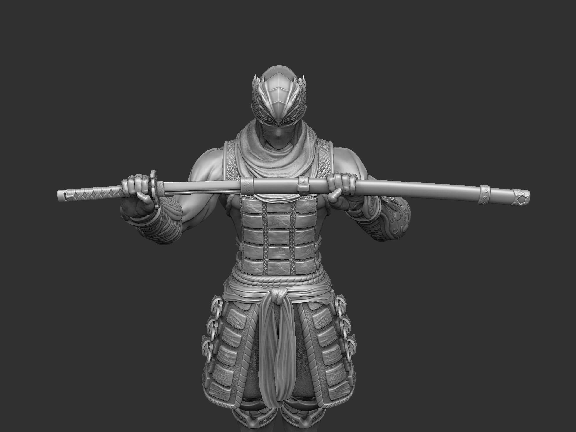 Ryu Hayabusa (Ninja Gaiden) With a Sword 2 - 3D Model by naeem32