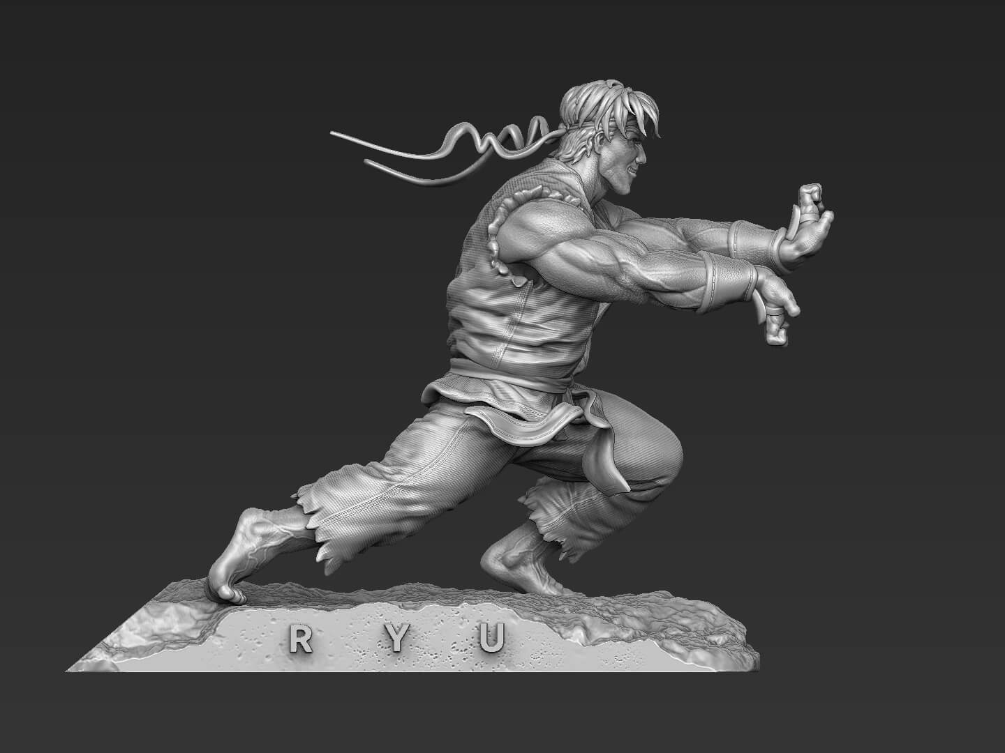 Ryu in Street Fighter 2 - 3D Model by naeem32