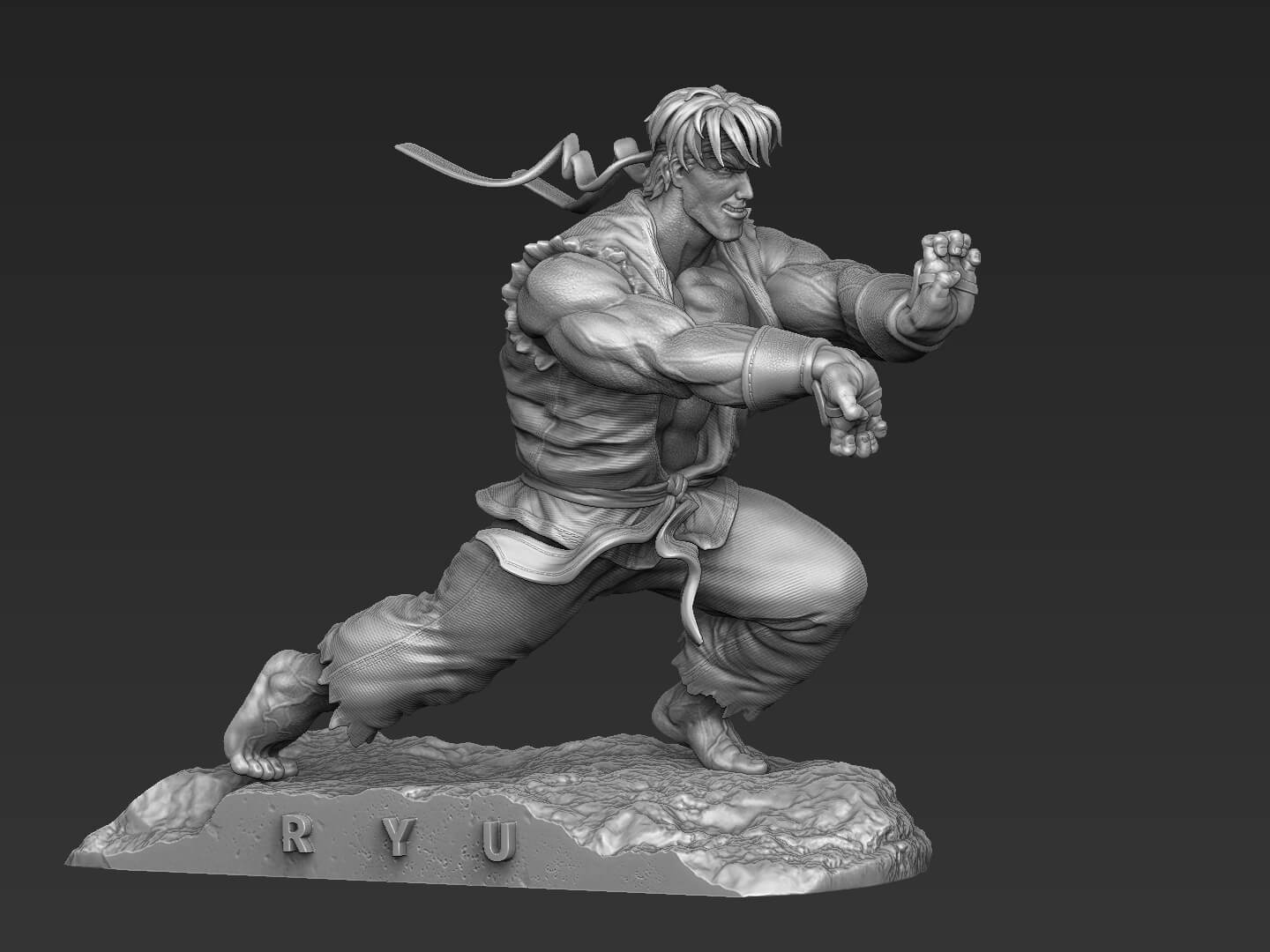 Ryu in Street Fighter 2 - 3D Model by naeem32