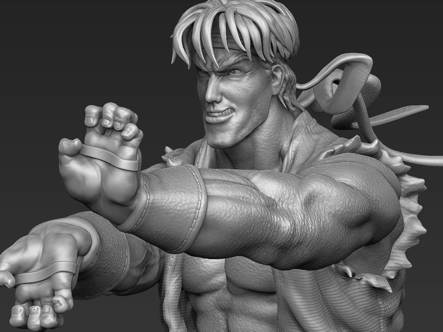 Ryu in Street Fighter 2 - 3D Model by naeem32