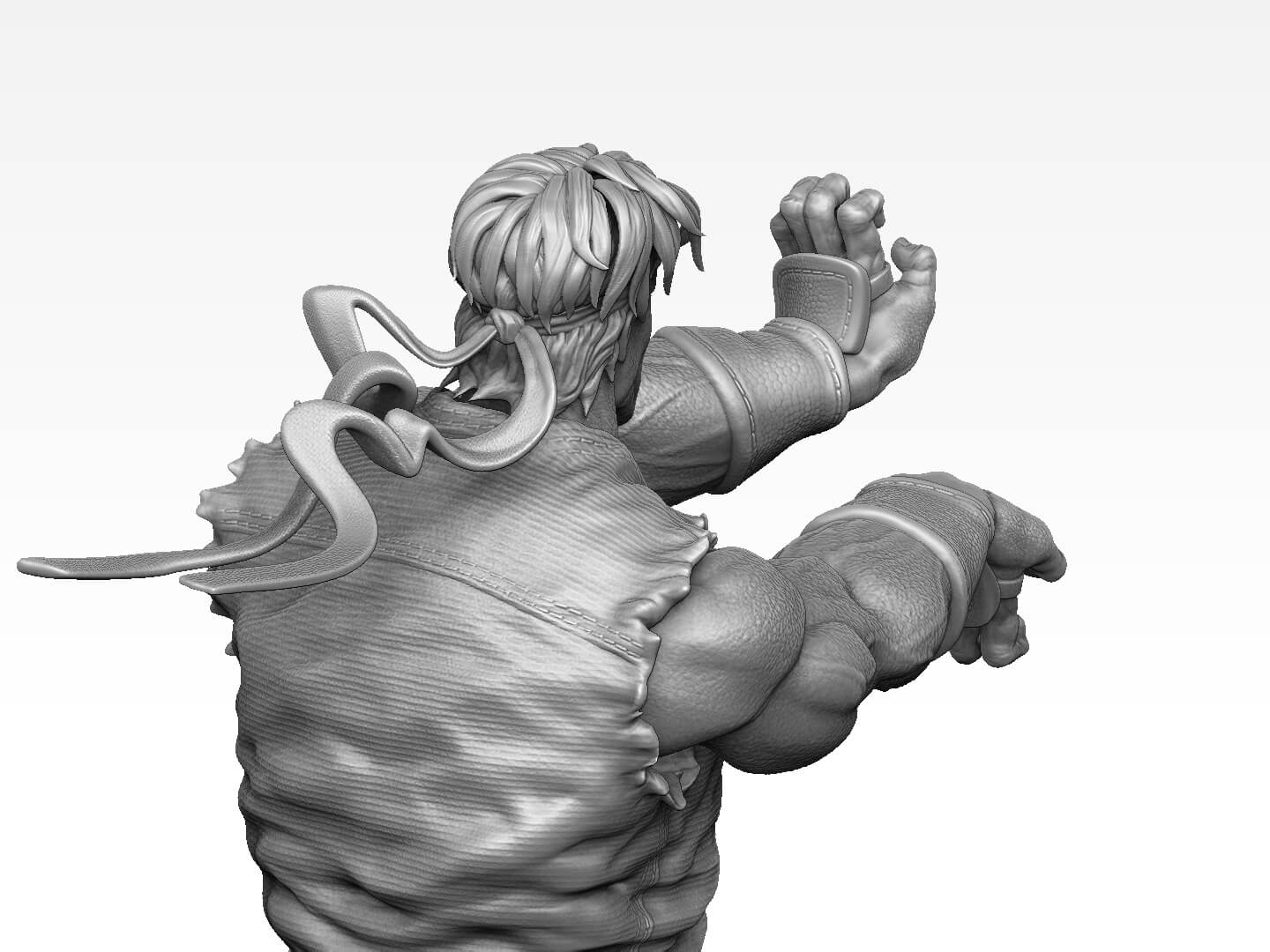Ryu in Street Fighter 2 - 3D Model by naeem32