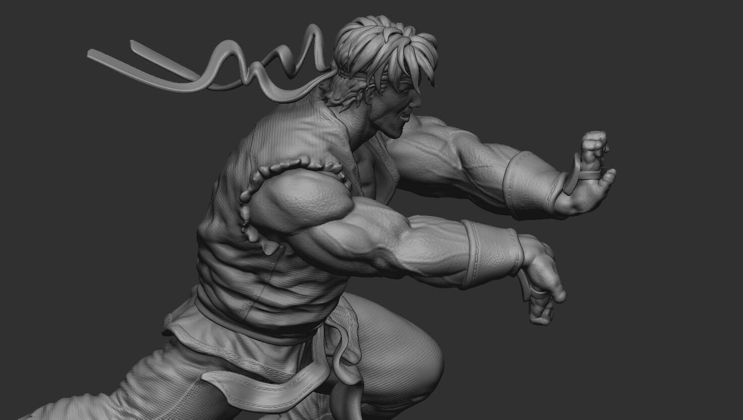 Ryu in Street Fighter 2 - 3D Model by naeem32