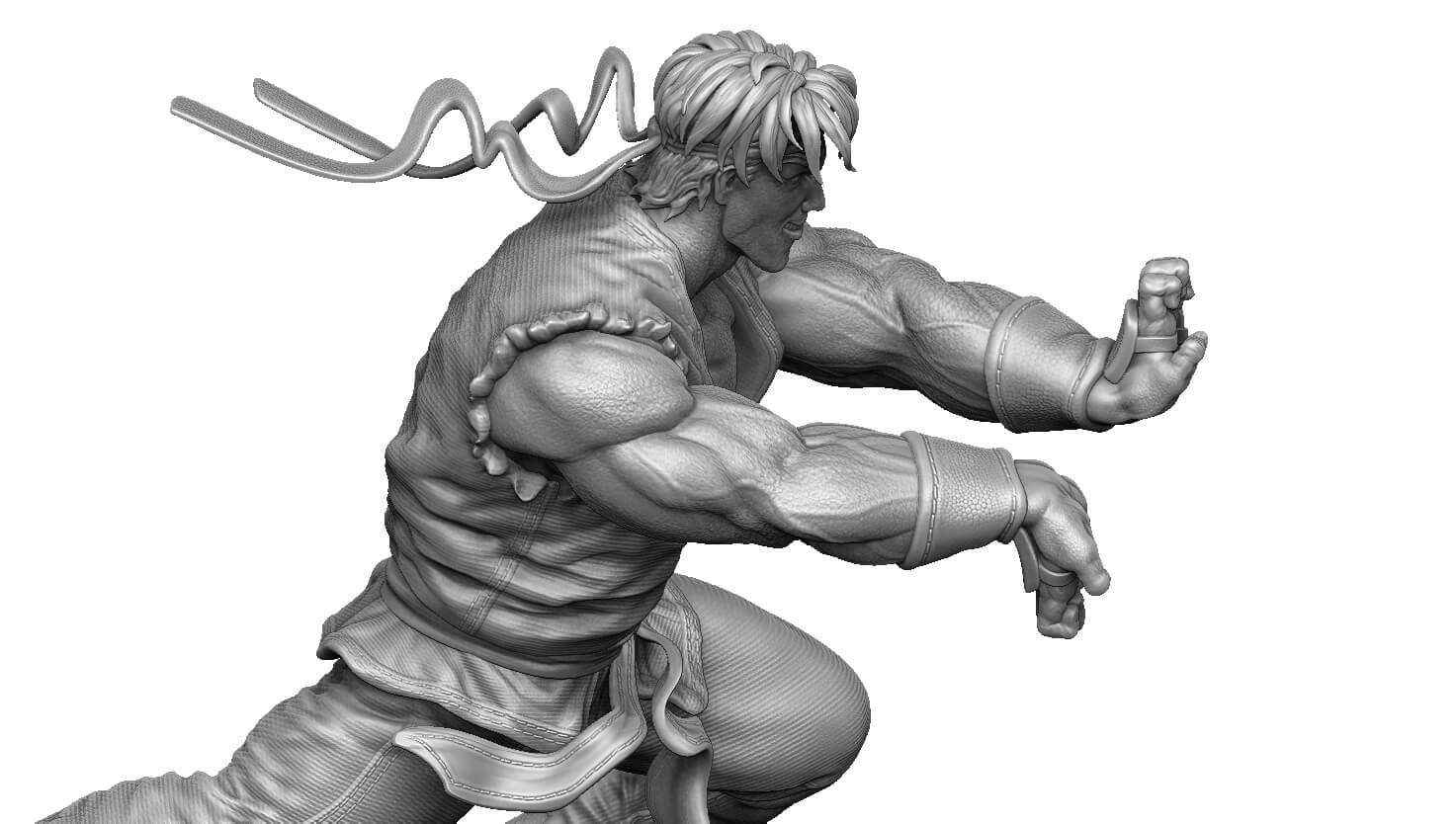 Ryu in Street Fighter 2 - 3D Model by naeem32
