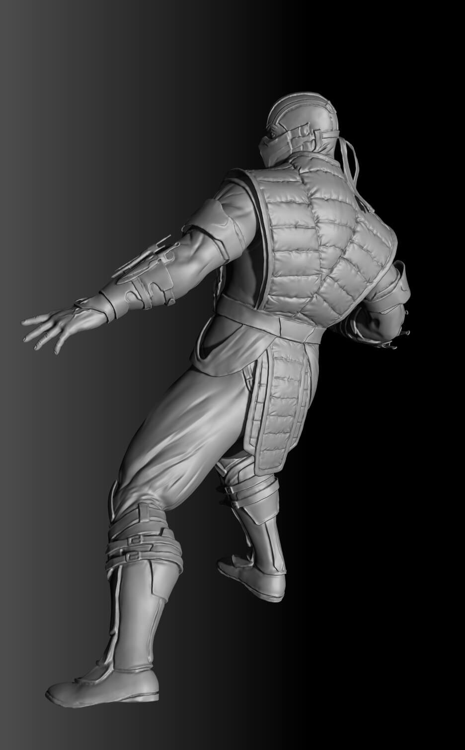 Scorion Vs Sub-Zero (Mortal Kombat) 3D Model by naeem32